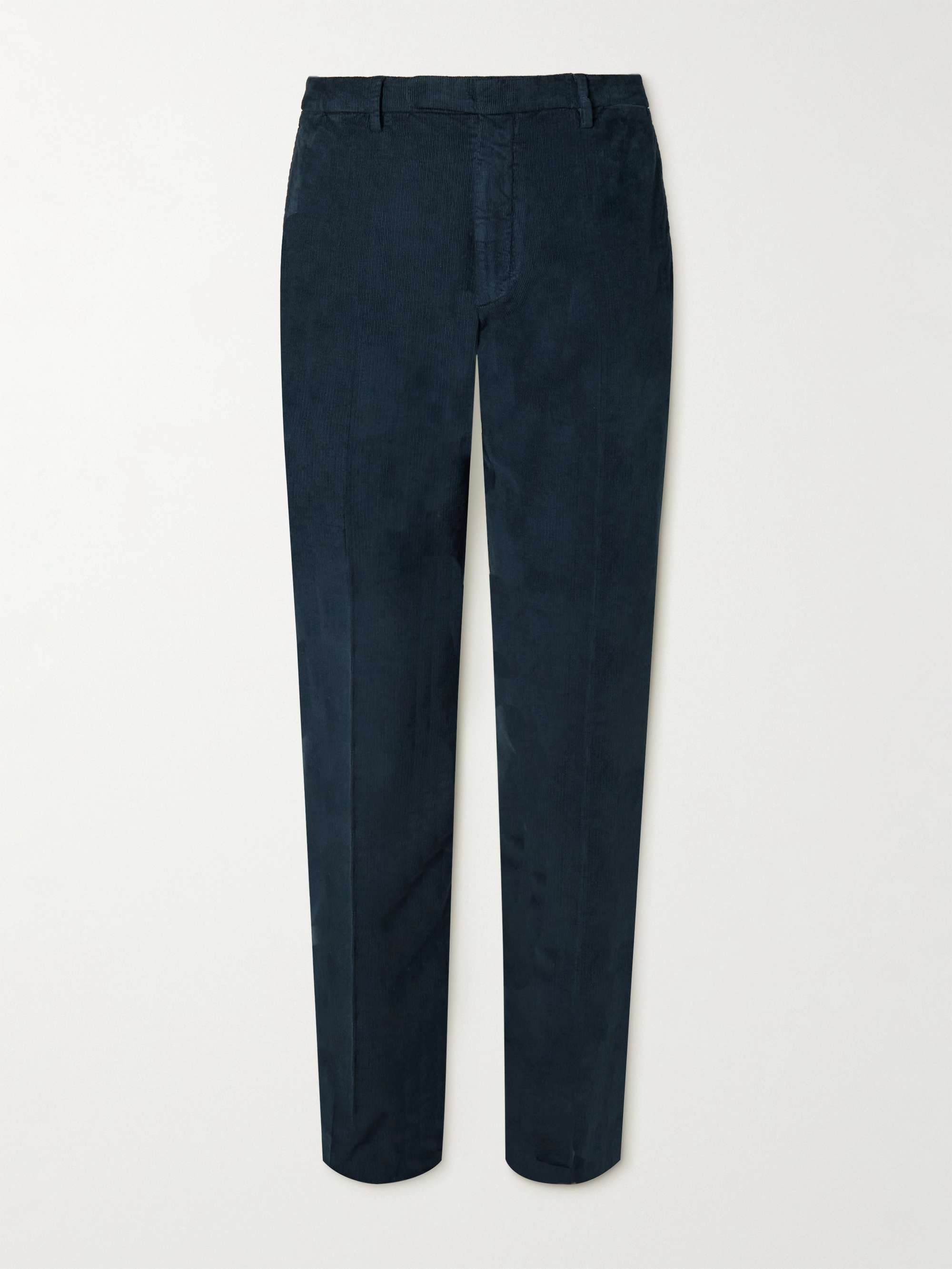 BOGLIOLI Slim-Fit Garment-Dyed Cotton-Blend Corduroy Suit Trousers for Men | MR PORTER