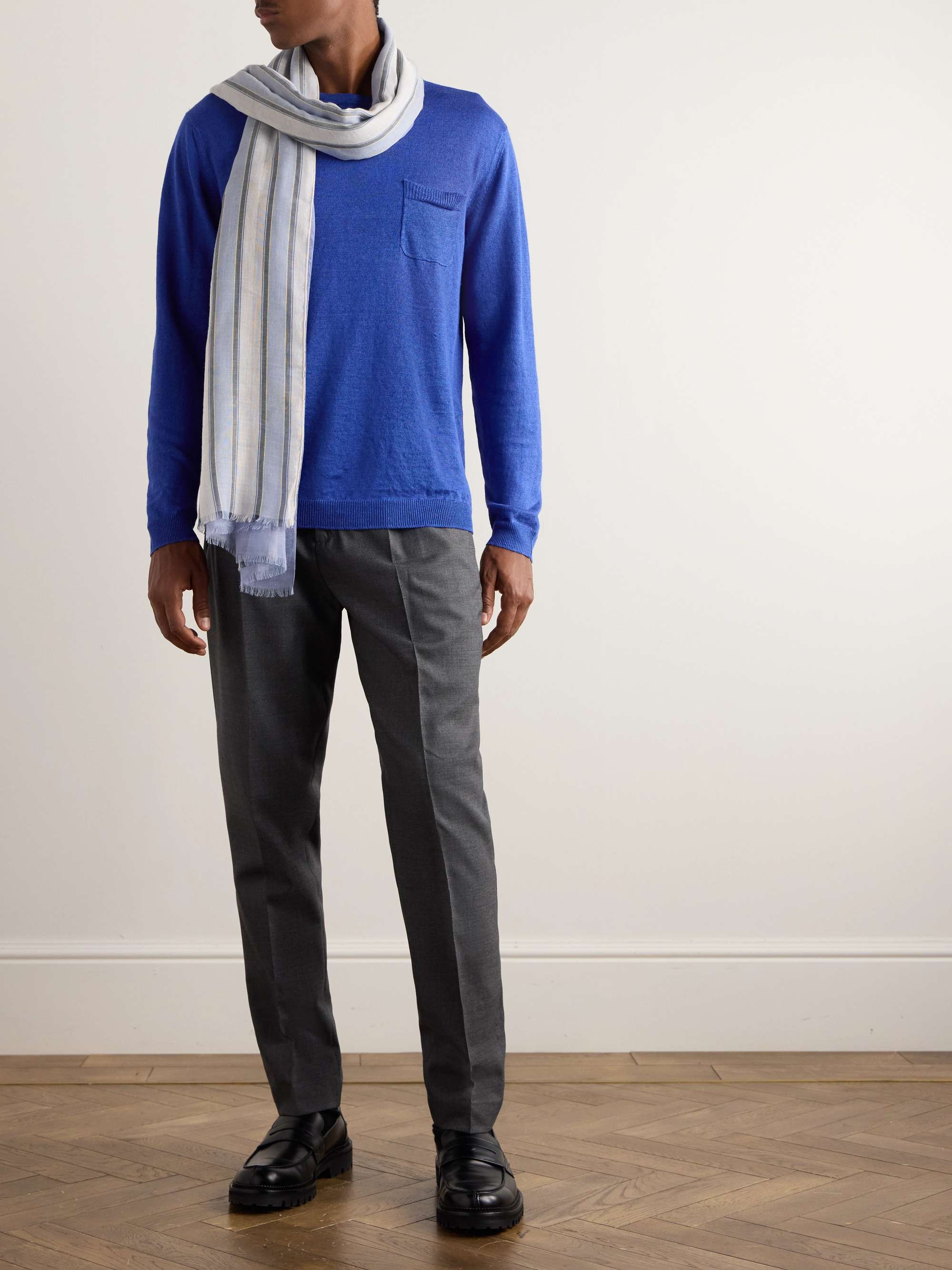 ANDERSON & SHEPPARD Linen Sweater for Men | MR PORTER