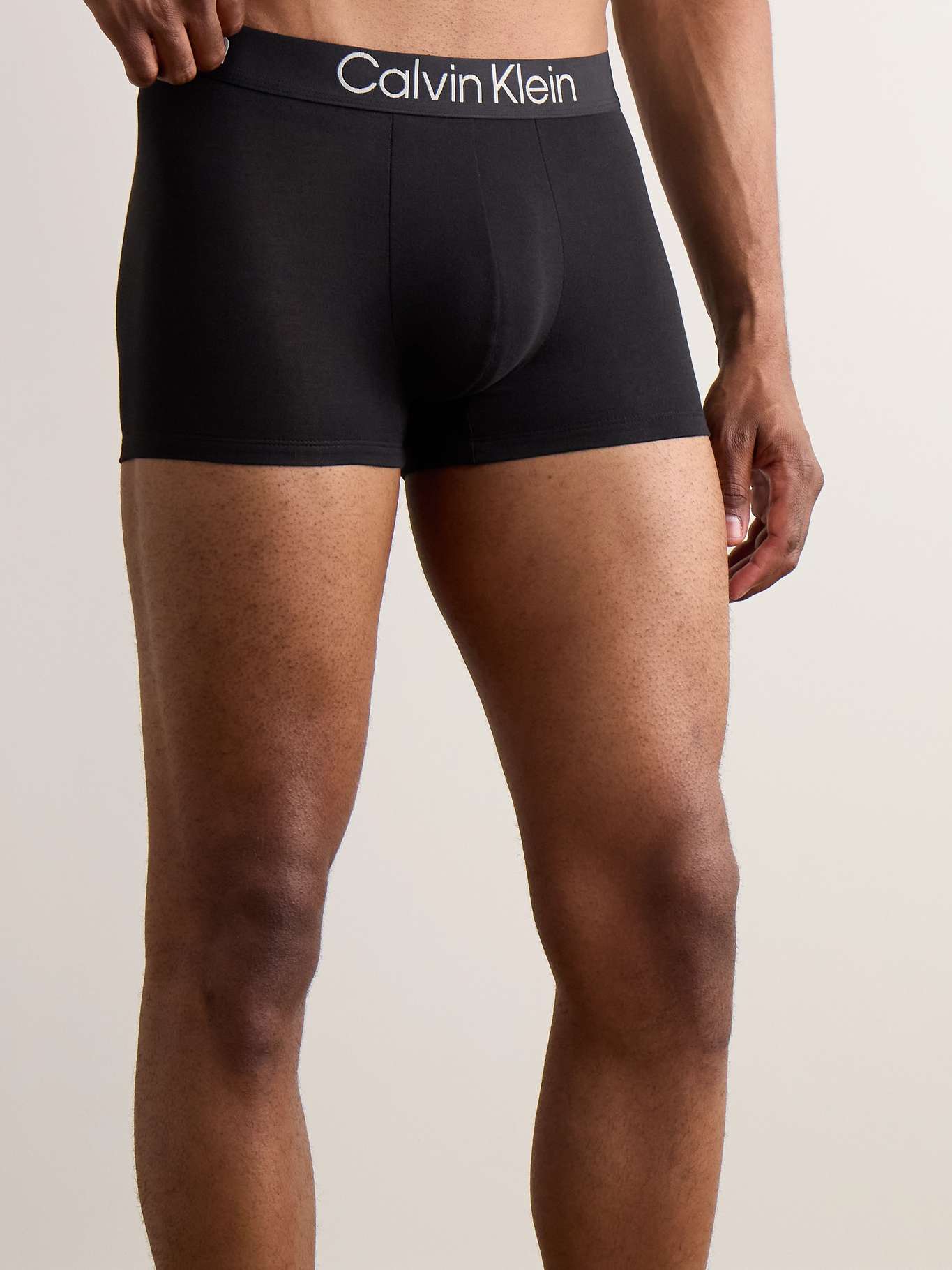 CALVIN KLEIN UNDERWEAR Ultra Soft Modern Three-Pack Stretch-Modal ...