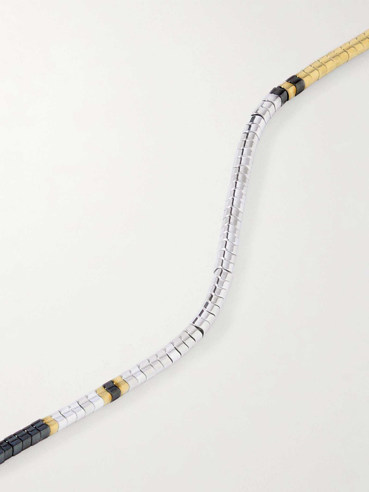 Silver Lenno Silver-Tone and Riverstone Beaded Necklace | ISABEL MARANT ...