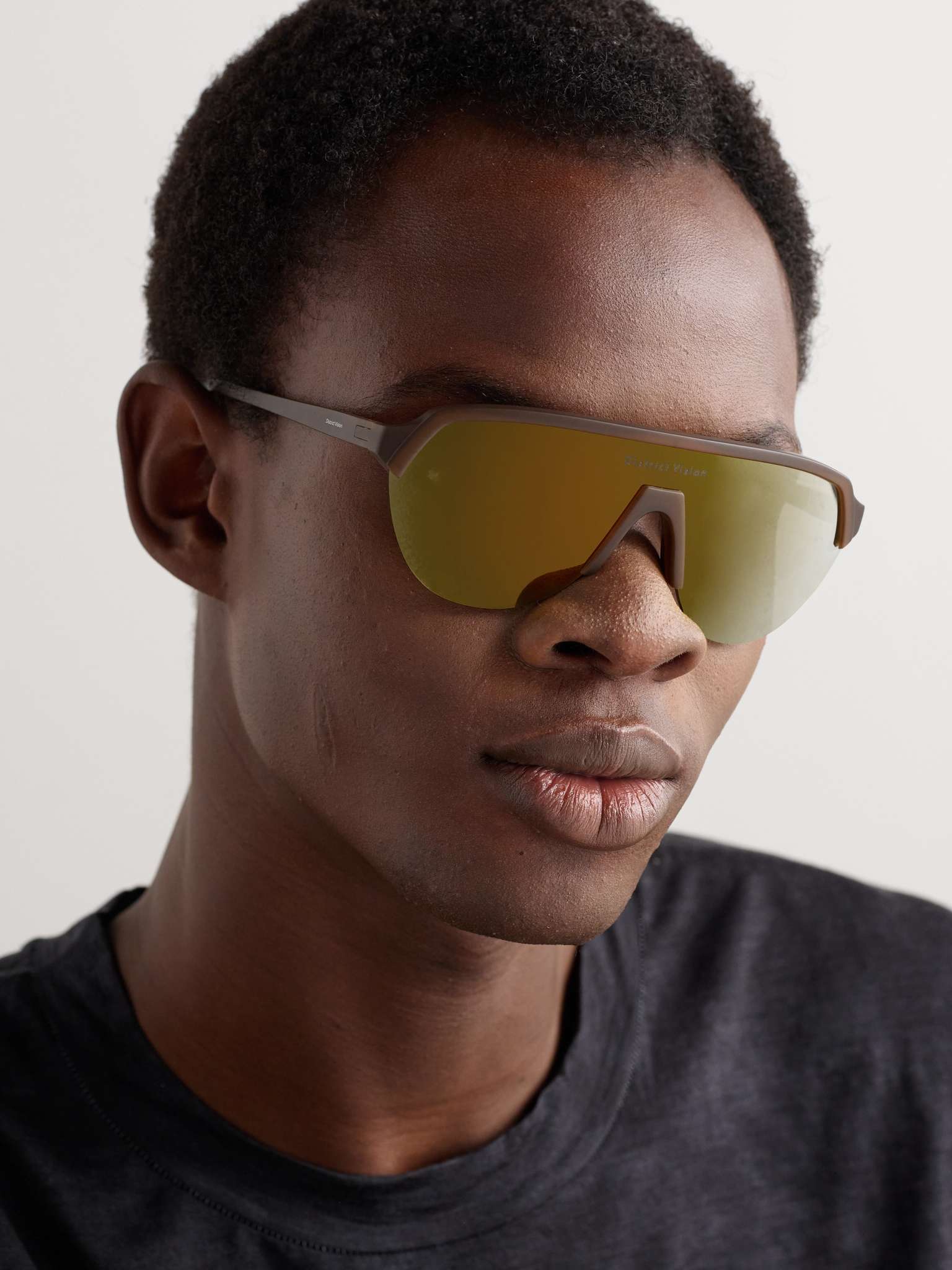 DISTRICT VISION Nagata Speed Blade Nylon and Titanium Sunglasses for ...