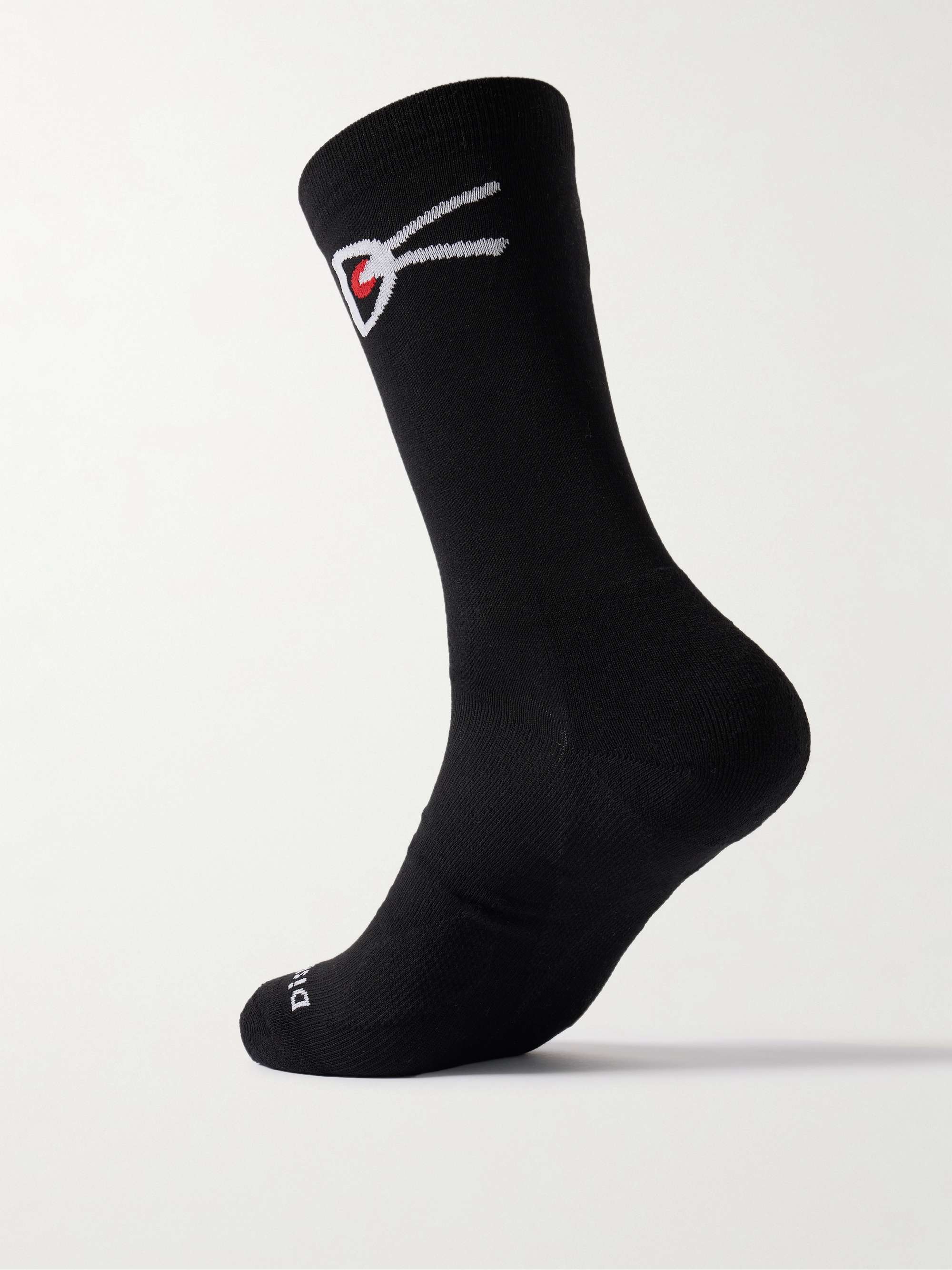 DISTRICT VISION Yoshi Logo-Jacquard Cotton-Blend Socks for Men | MR PORTER