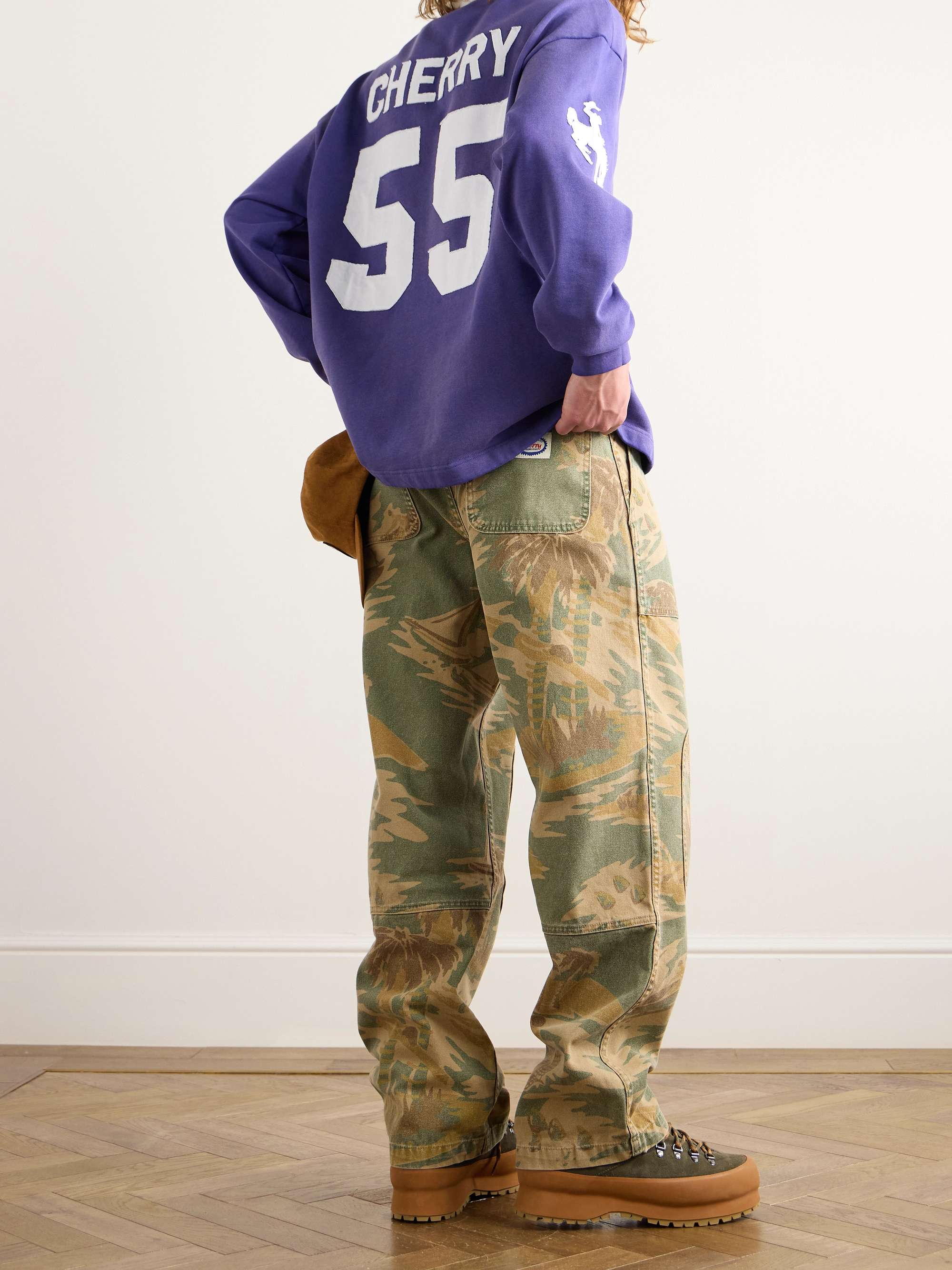 CHERRY LOS ANGELES Logo-Appliquéd Cotton-Jersey Polo Shirt for Men | MR ...