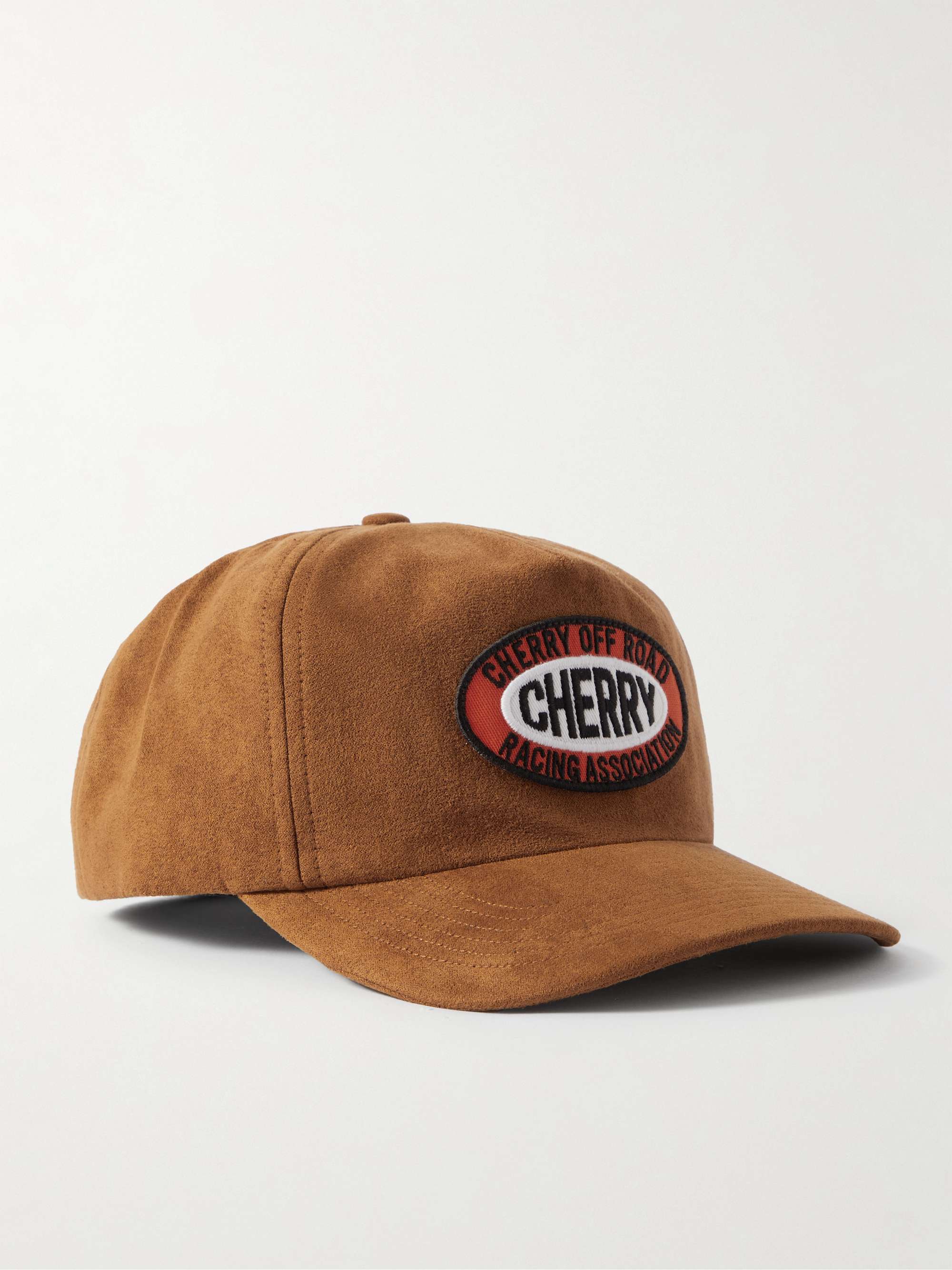 CHERRY LOS ANGELES Logo-Appliquéd Cotton-Velvet Trucker Cap for Men ...