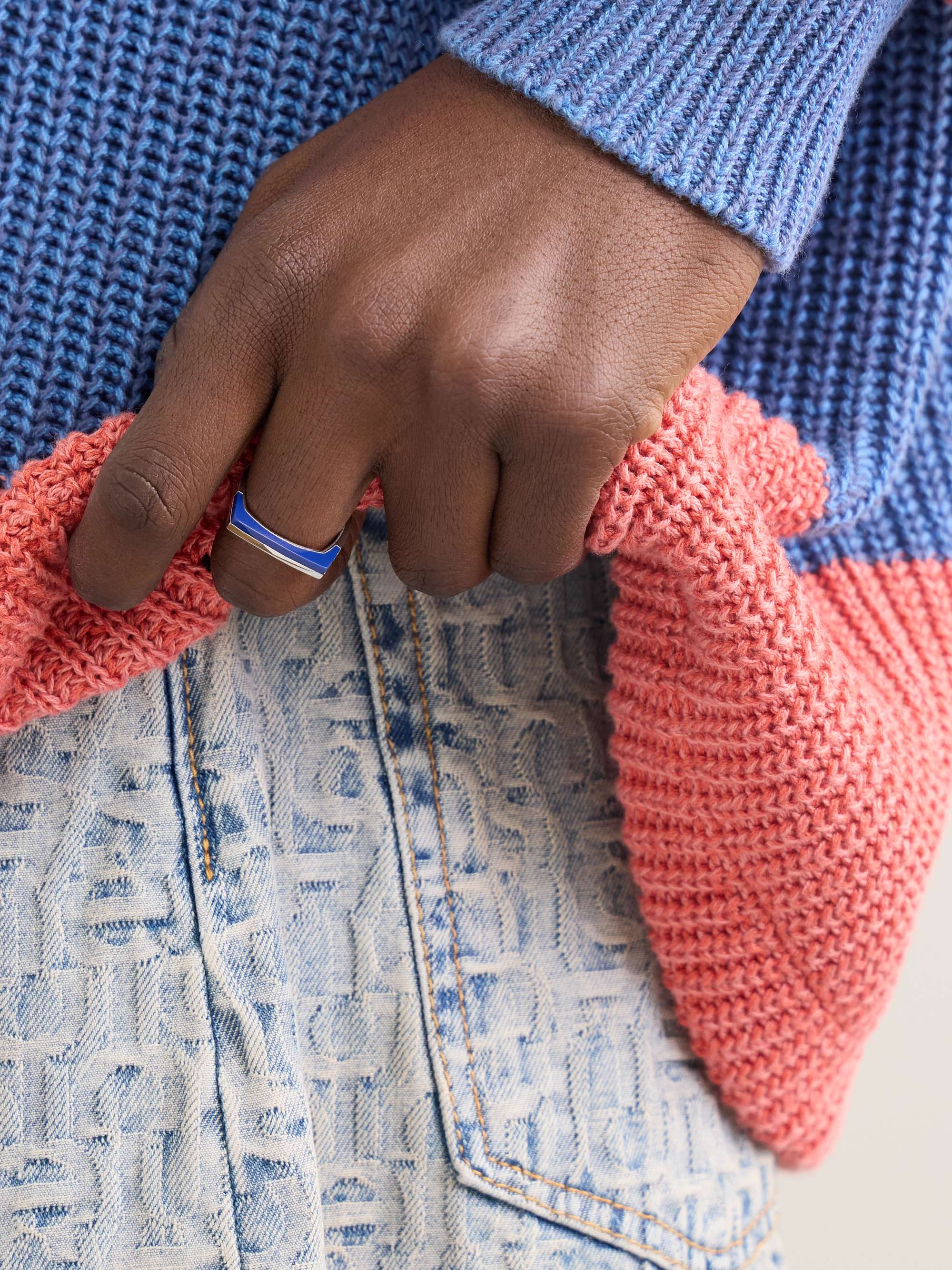 MIANSAI Silas Silver Lapis Lazuli Ring for Men | MR PORTER