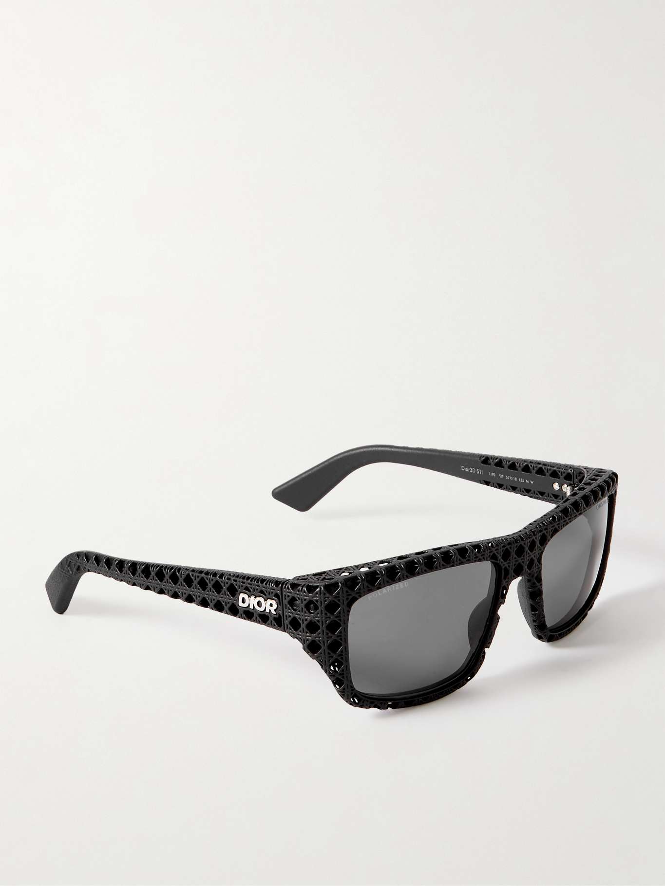 DIOR EYEWEAR Dior3D S1I Square-Frame Textured-Acetate Sunglasses for ...