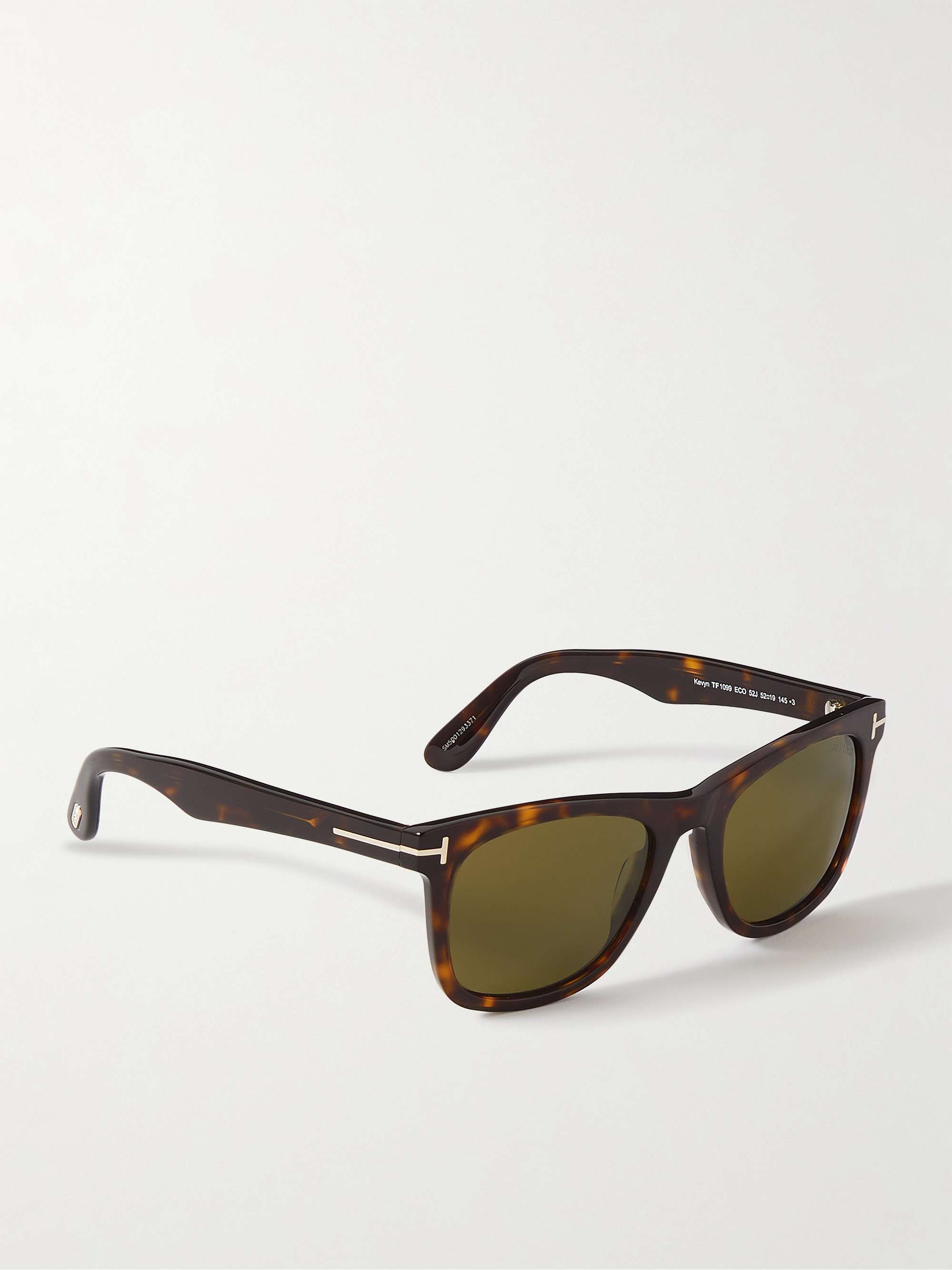 TOM FORD EYEWEAR Kevyn Square-Frame Tortoiseshell Acetate Sunglasses ...