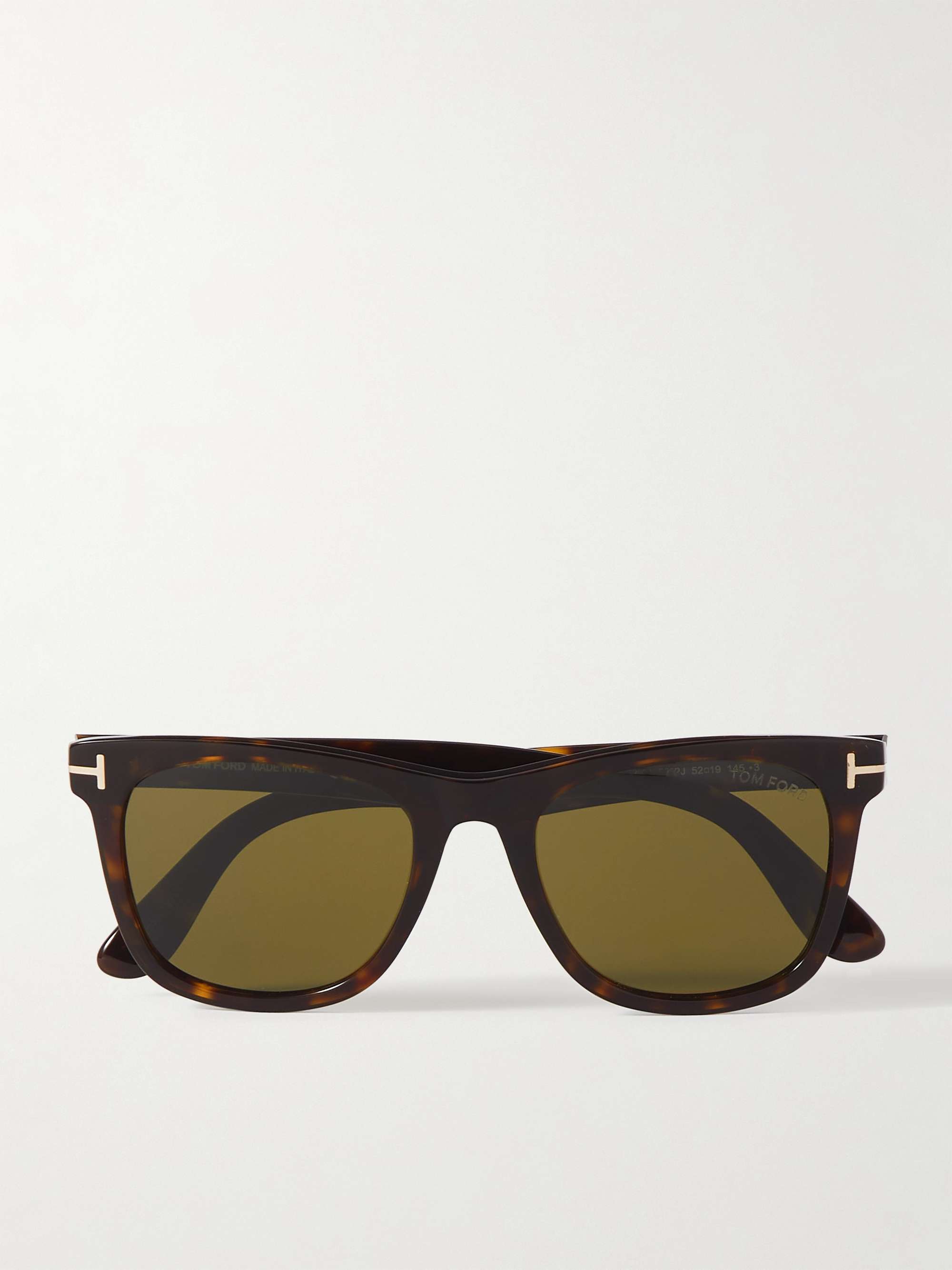 TOM FORD EYEWEAR Kevyn Square-Frame Tortoiseshell Acetate Sunglasses ...