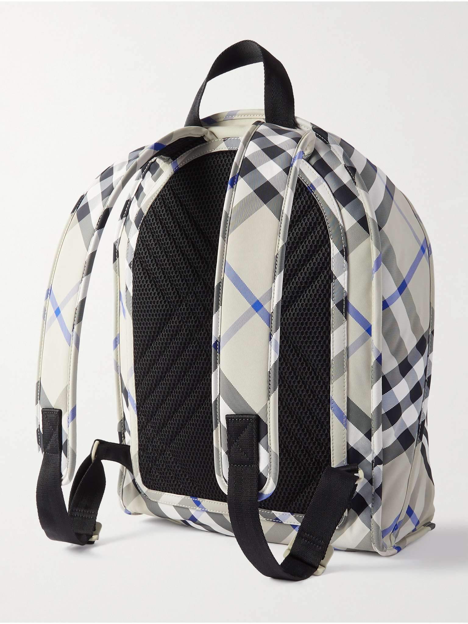 BURBERRY Checked Nylon-Twill Backpack for Men | MR PORTER