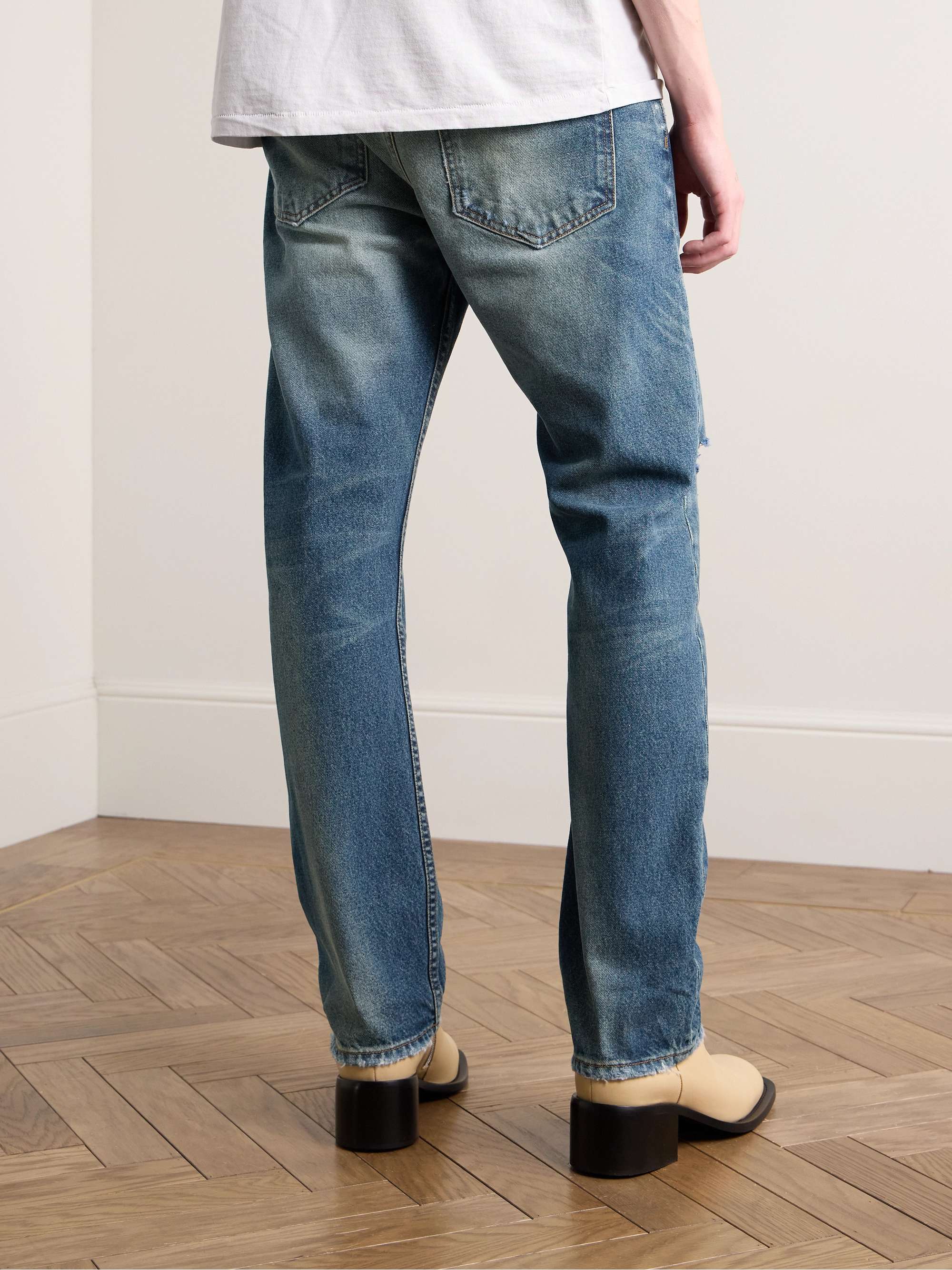 ENFANTS RICHES DÉPRIMÉS Straight-Leg Distressed Jeans for ENFANTS RICHES DÉPRIMÉS Straight-Leg Distressed Jeans for