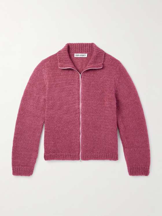 OUR LEGACY Float Mohair and Silk-Blend Zip-Up Cardigan for Men | MR PORTER