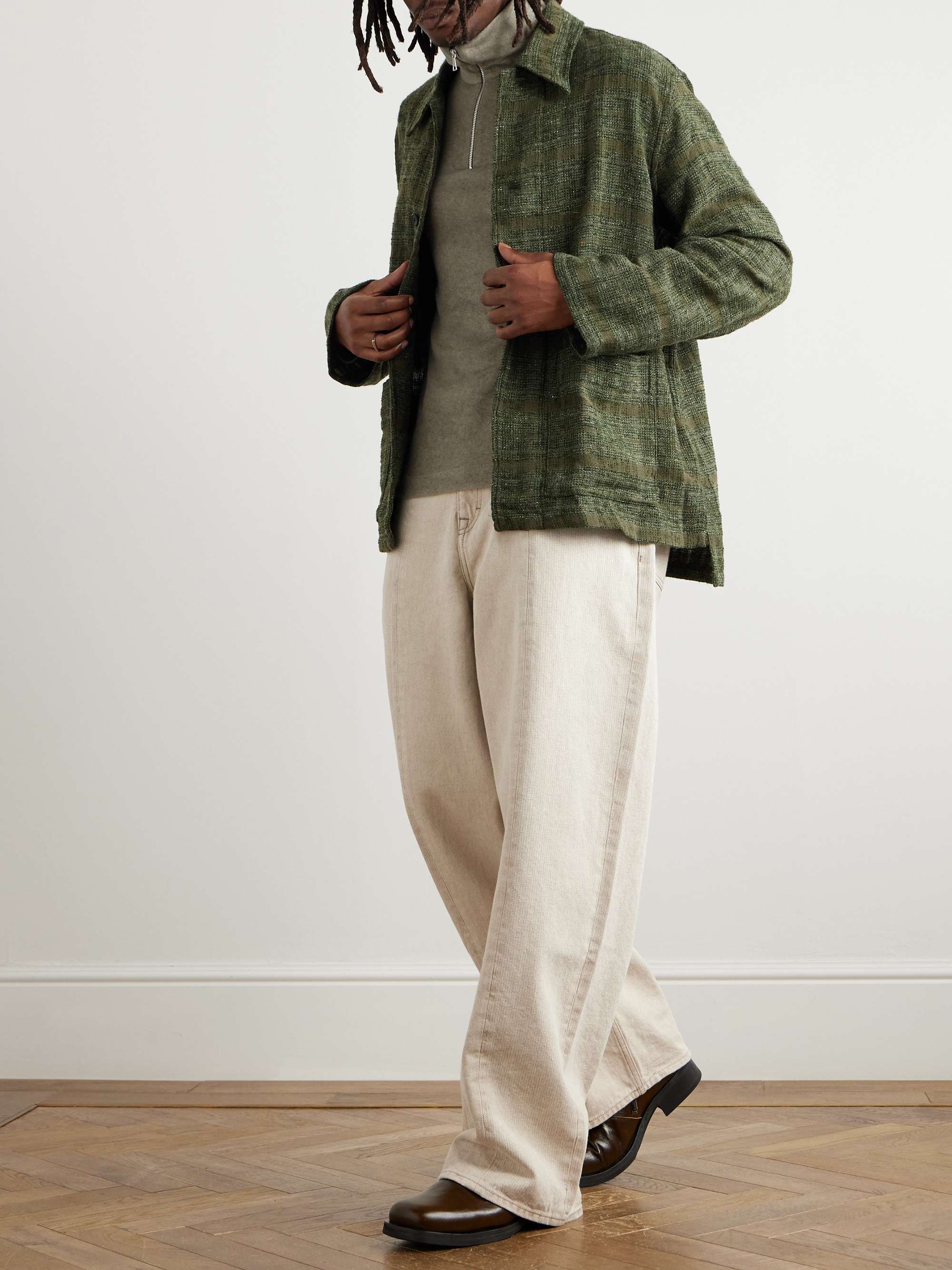 OUR LEGACY Slim-Fit TENCEL™ Lyocell, Cotton and Wool-Blend OUR LEGACY Slim-Fit TENCEL™ Lyocell, Cotton and Wool-Blend