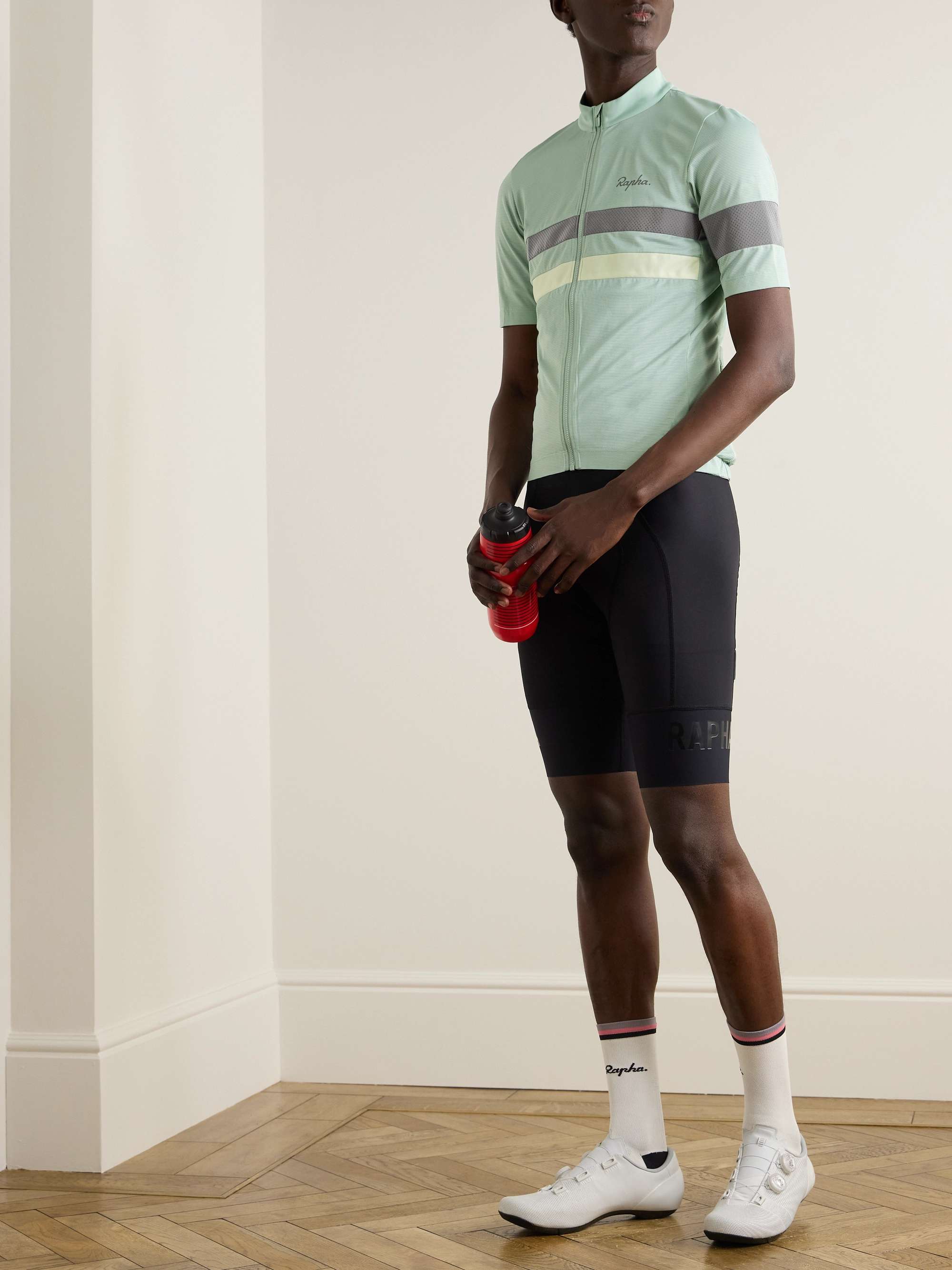 Brevet Logo-Print Mesh-Panelled Recycled Cycling Jersey von RAPHA für Herren | MR PORTER