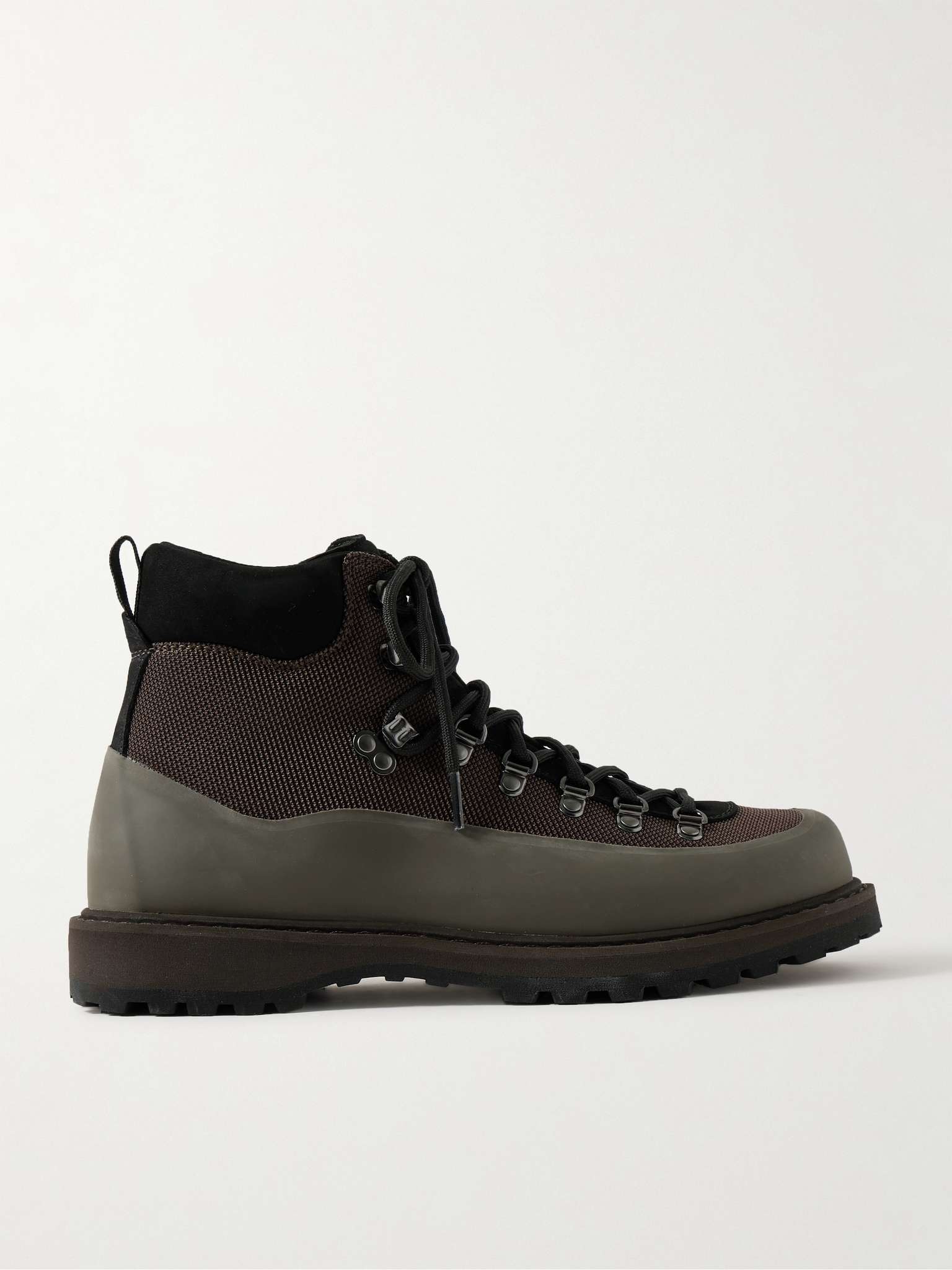 DIEMME Roccia Vet Sport Suede and Rubber-Trimmed Tech-Shell Hiking ...