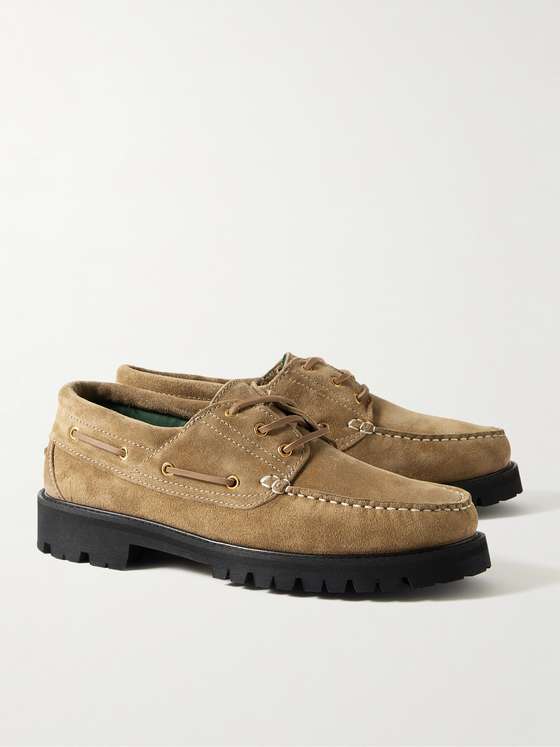 VINNY'S Aztec Suede Boat Shoes for Men | MR PORTER