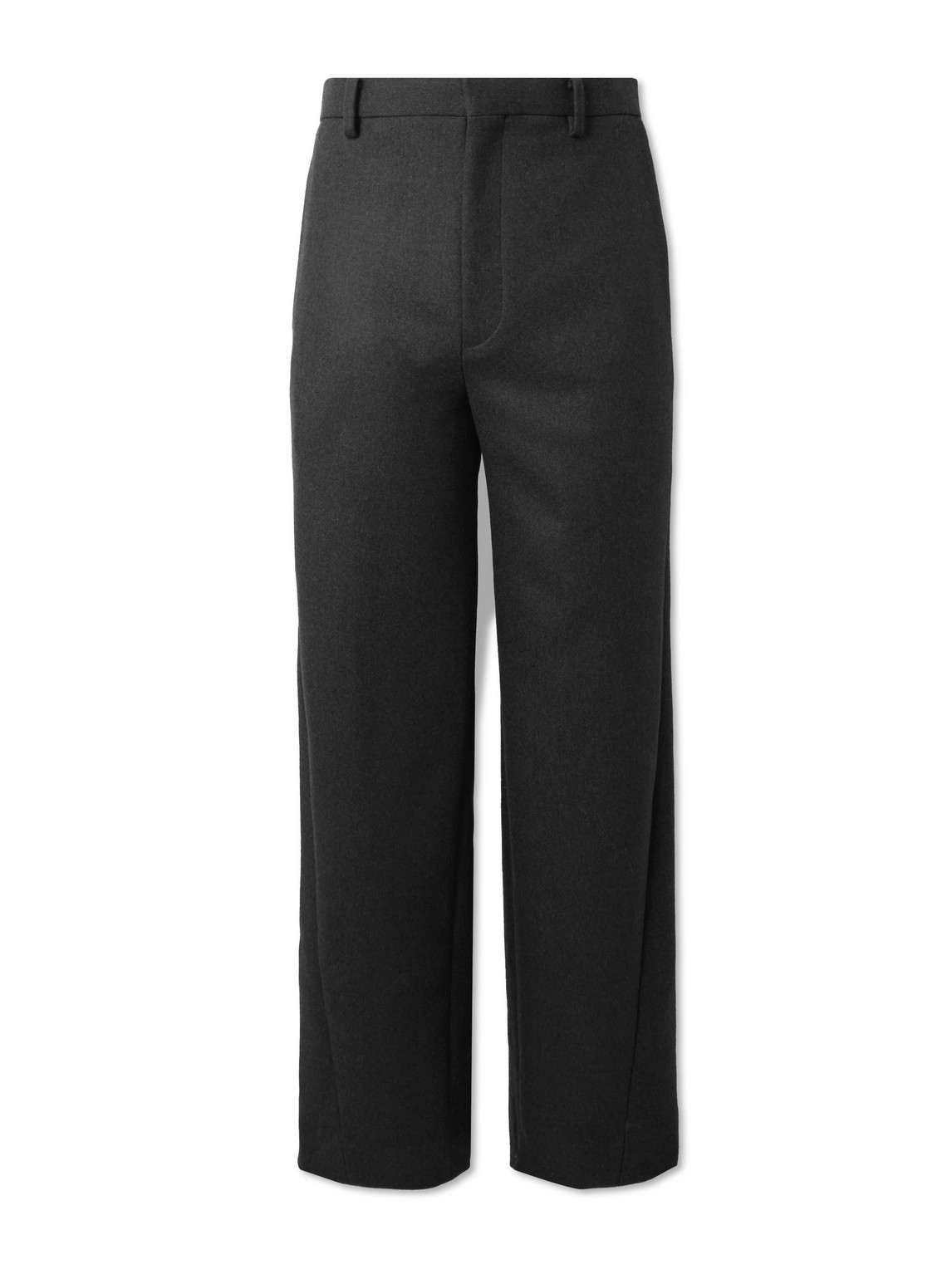 Auralee - Straight-Leg Melton Super 130s Wool-Twill Suit Trousers - Men ...
