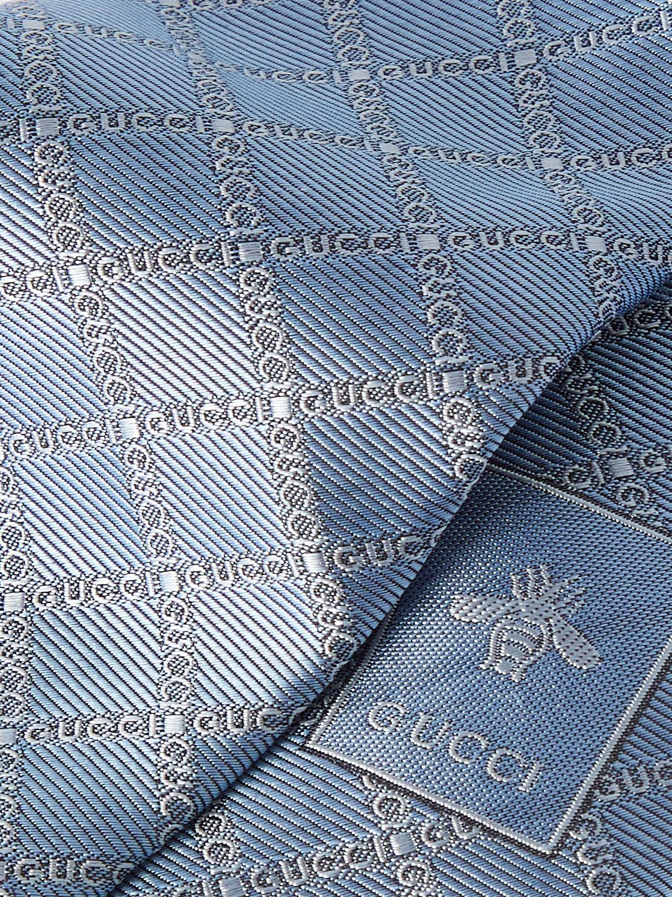 GUCCI 7cm Logo-Jacquard Silk-Twill Tie for Men | MR PORTER