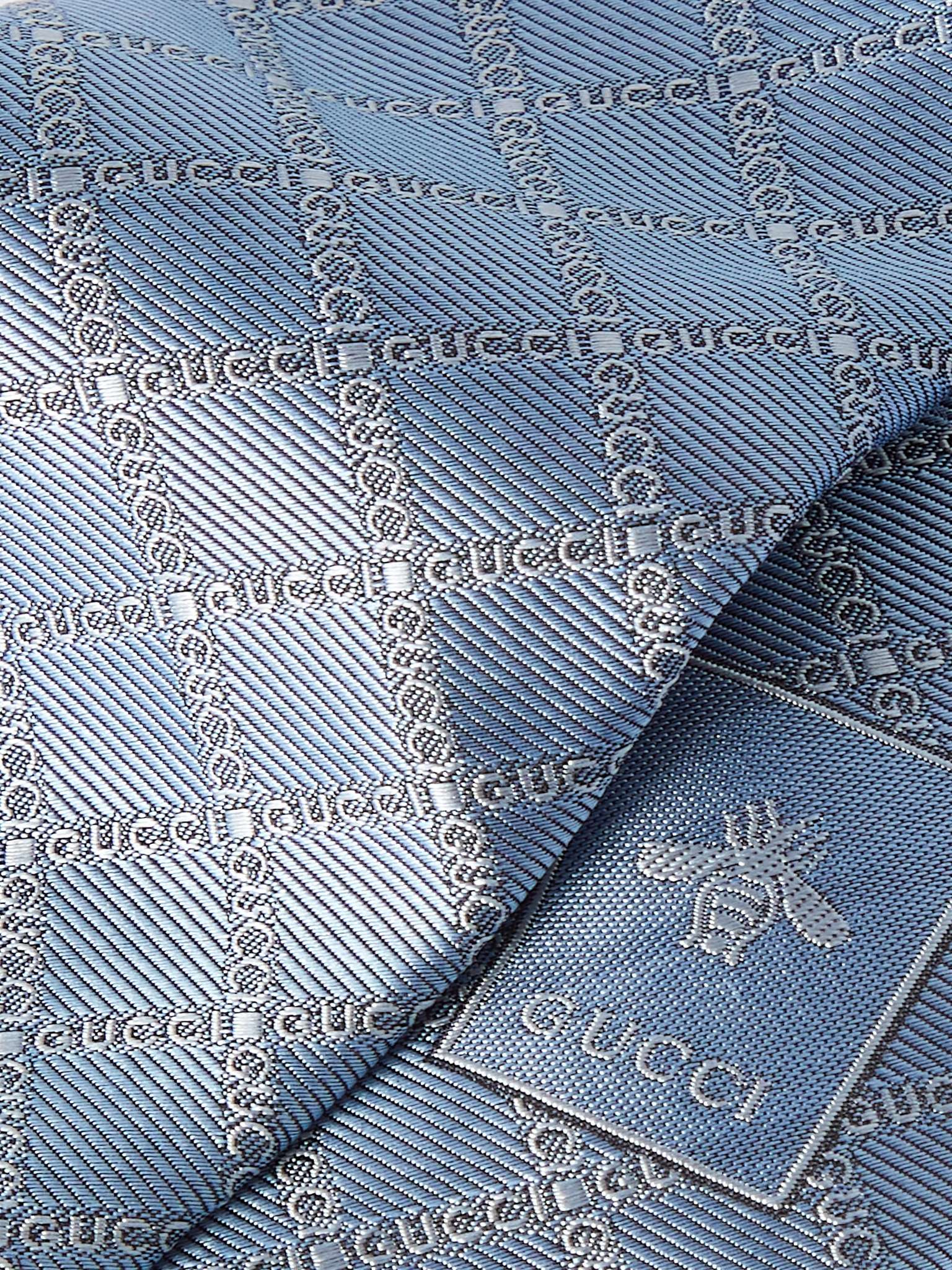 GUCCI 7cm Logo-Jacquard Silk-Twill Tie for Men | MR PORTER