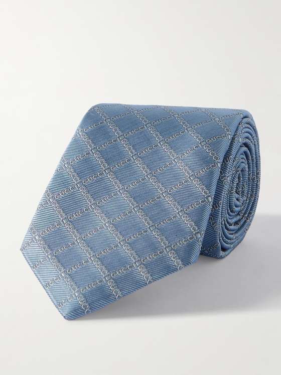 GUCCI 7cm Logo-Jacquard Silk-Twill Tie for Men | MR PORTER
