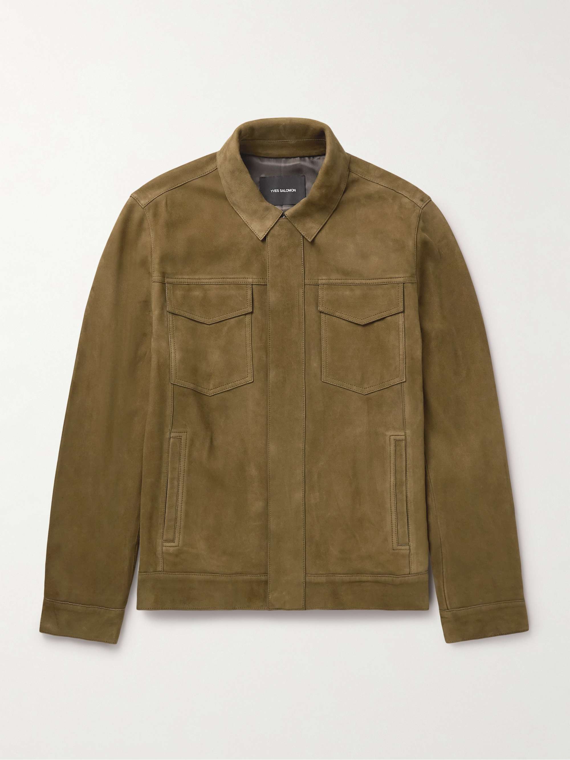 Yves salomon mens jacket store