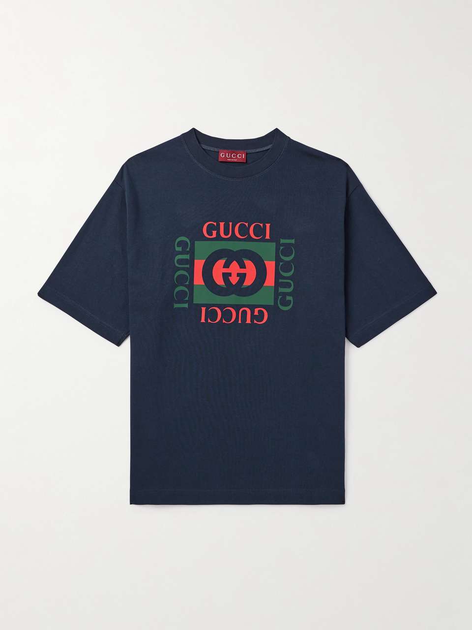 GUCCI Logo-Print Cotton-Jersey T-Shirt for Men | MR PORTER