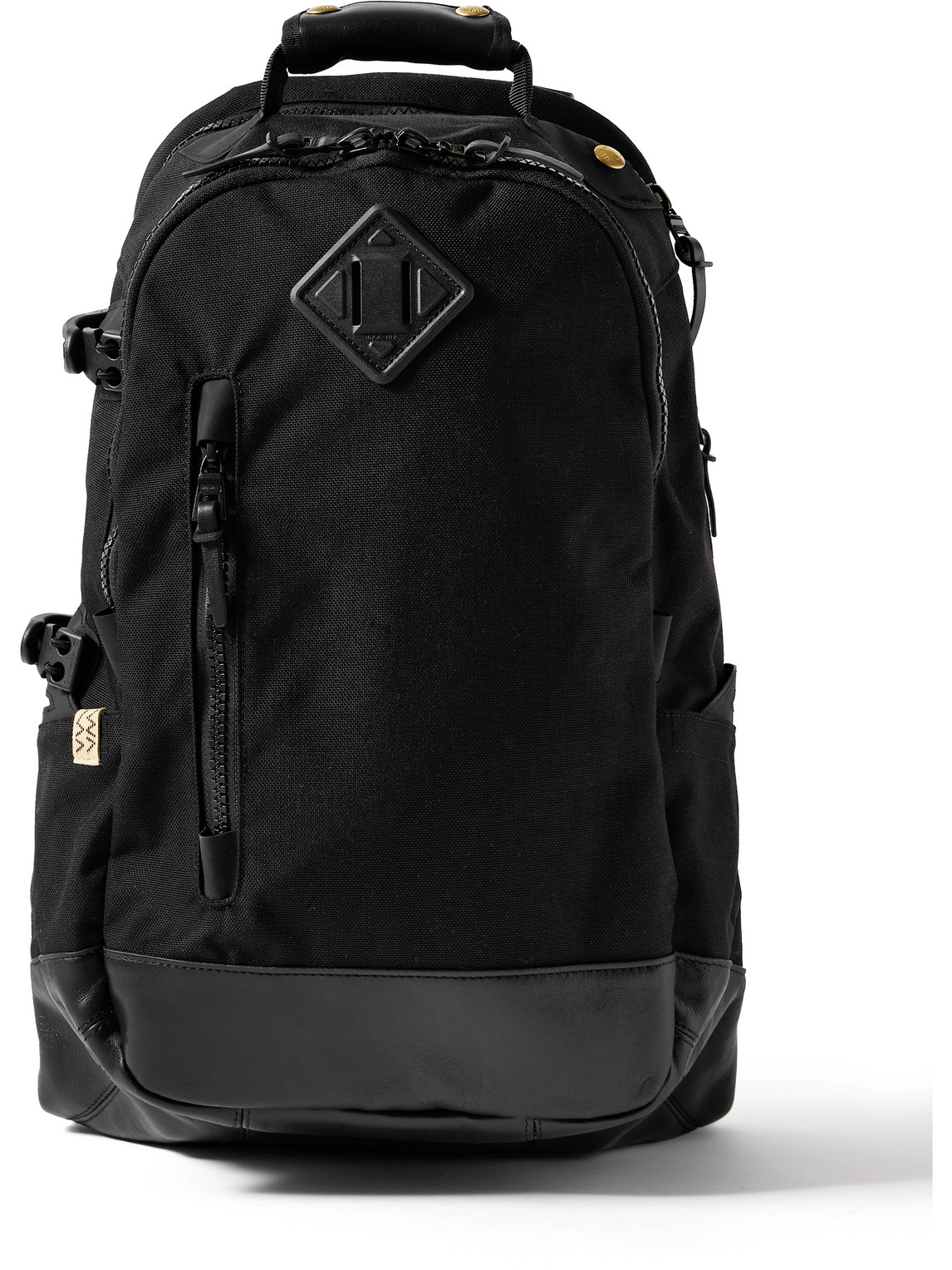 Visvim 20l Leather-trimmed Cordura® Backpack In Charcoal | ModeSens
