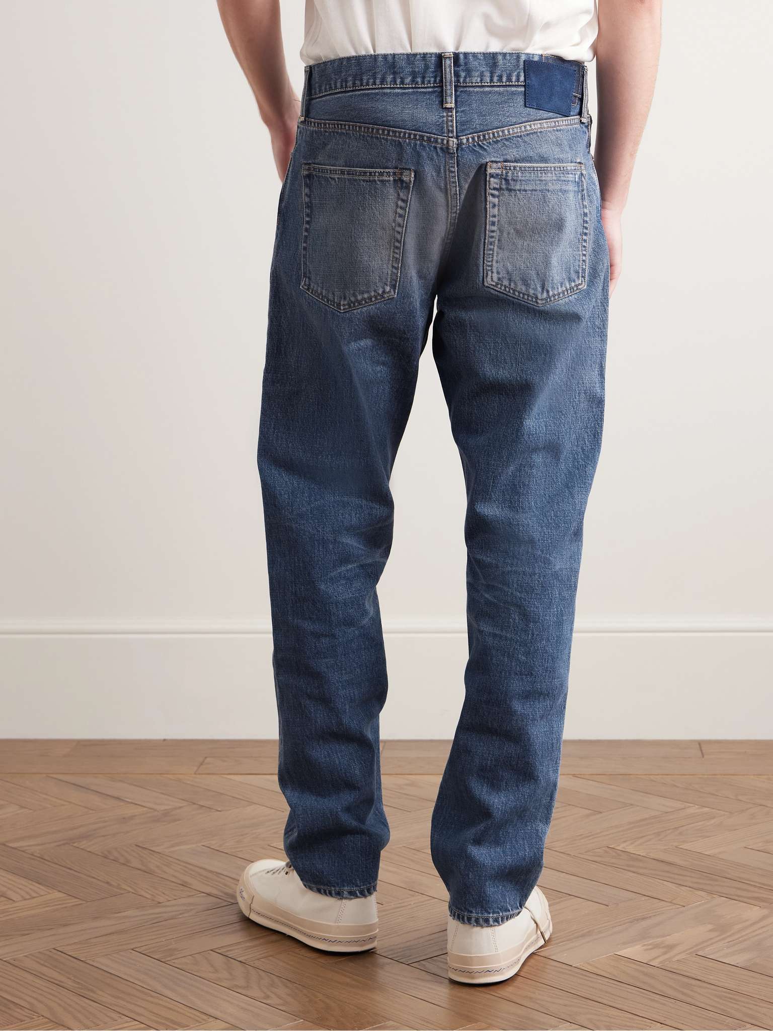 VISVIM Social Sculpture 05 Straight-Leg Distressed Jeans for Men | MR ...