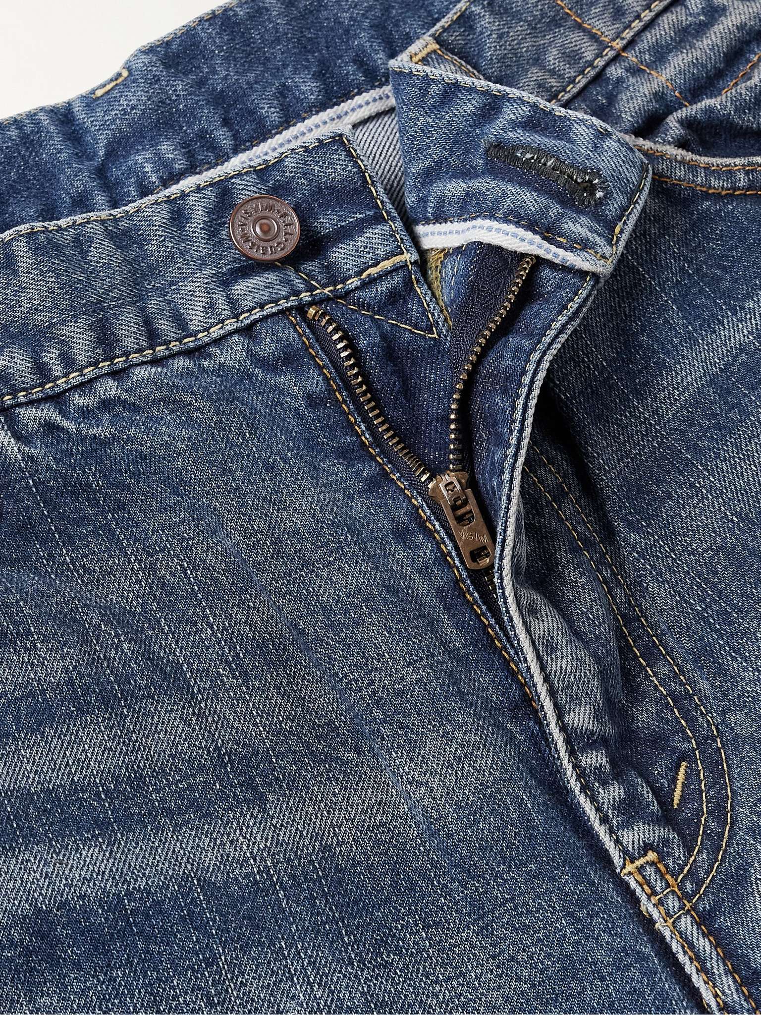 VISVIM Social Sculpture 05 Straight-Leg Distressed Jeans for Men | MR ...
