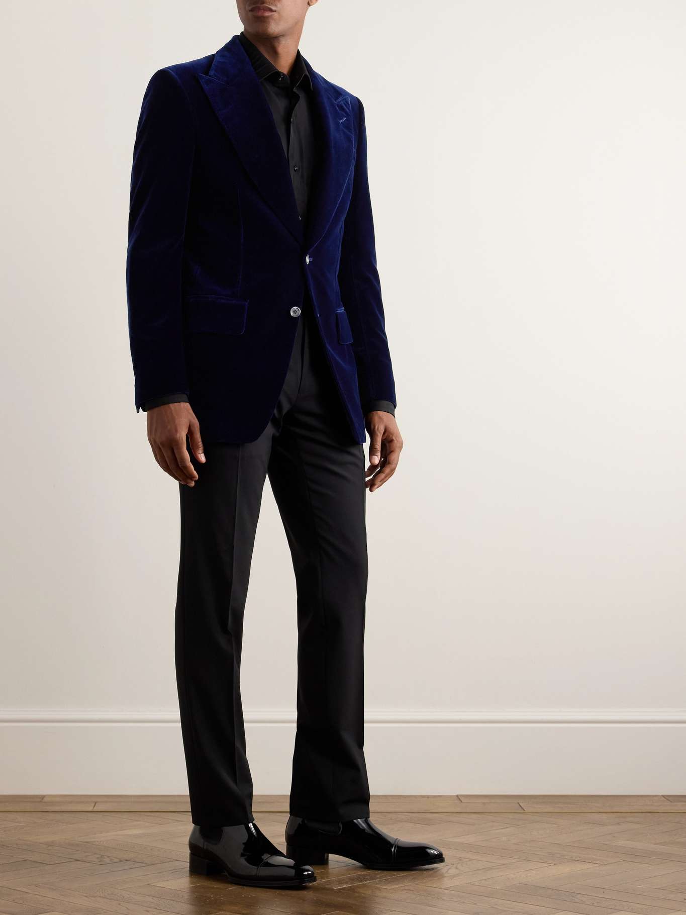 TOM FORD Atticus Slim-Fit Cotton-Velvet Blazer for Men | MR PORTER