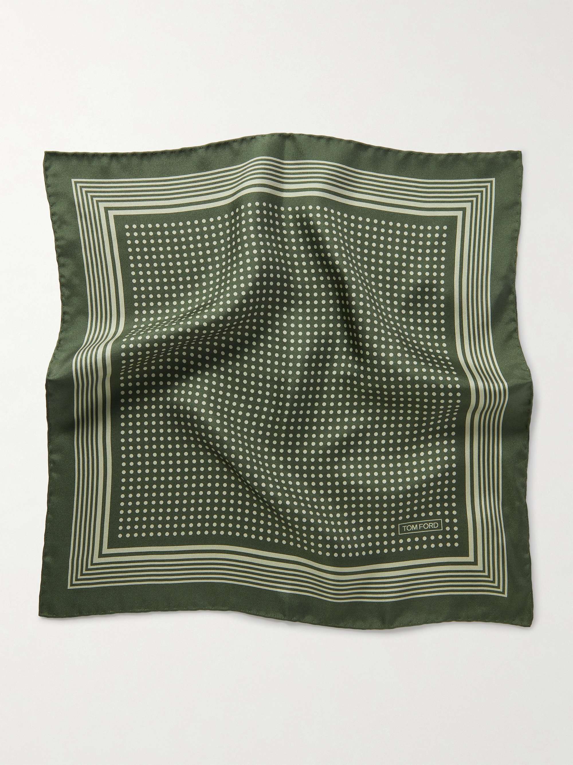 Tom Ford Polka Dot Silk Twill Pocket Square For Men Mr Porter