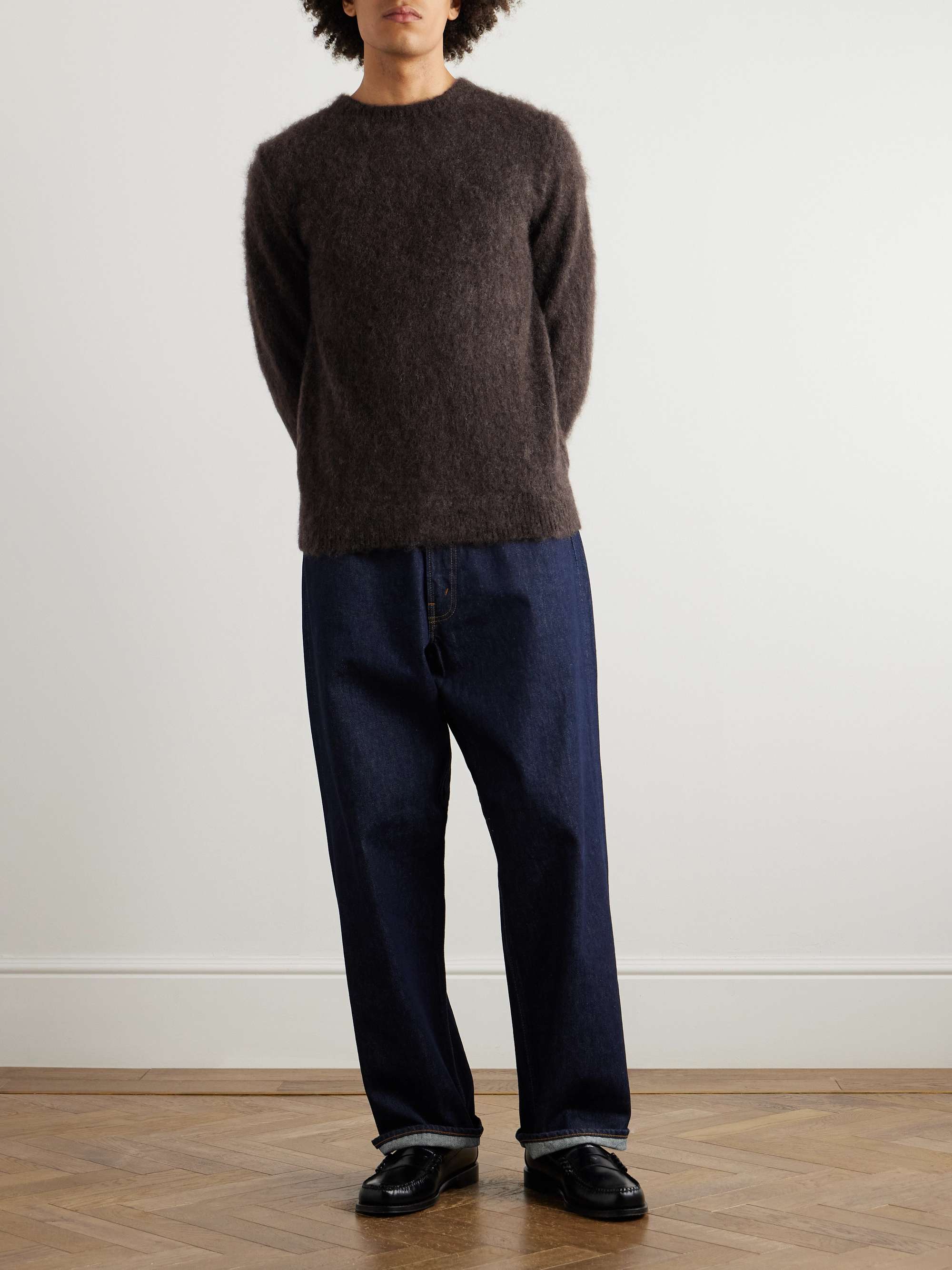 BEAMS PLUS Mohair-Blend Sweater for Men | MR PORTER