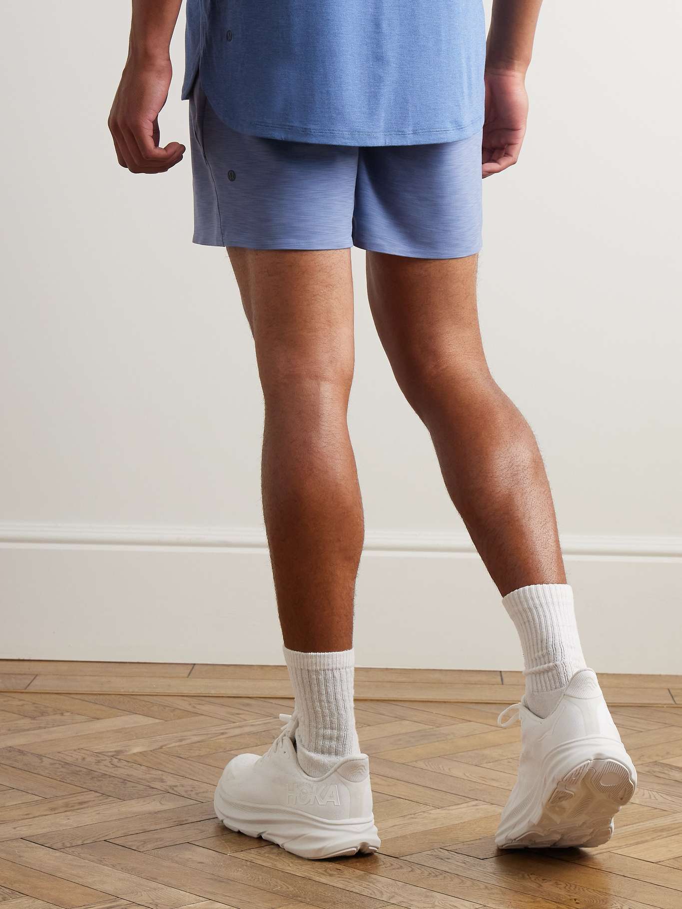 Blue Balancer Slim-Fit Straight-Leg Mesh-Panelled Everlux™ Shorts | LULULEMON | MR PORTER