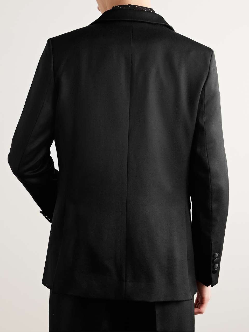 BODE Silk-Satin Trimmed Wool Barathea Tuxedo Jacket for Men | MR PORTER