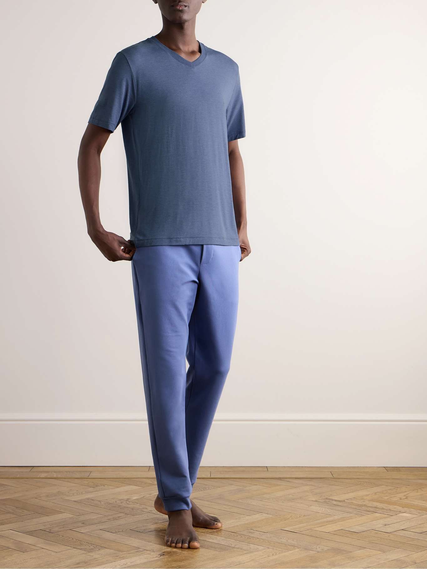 HANRO Stretch-Jersey T-Shirt for Men | MR PORTER