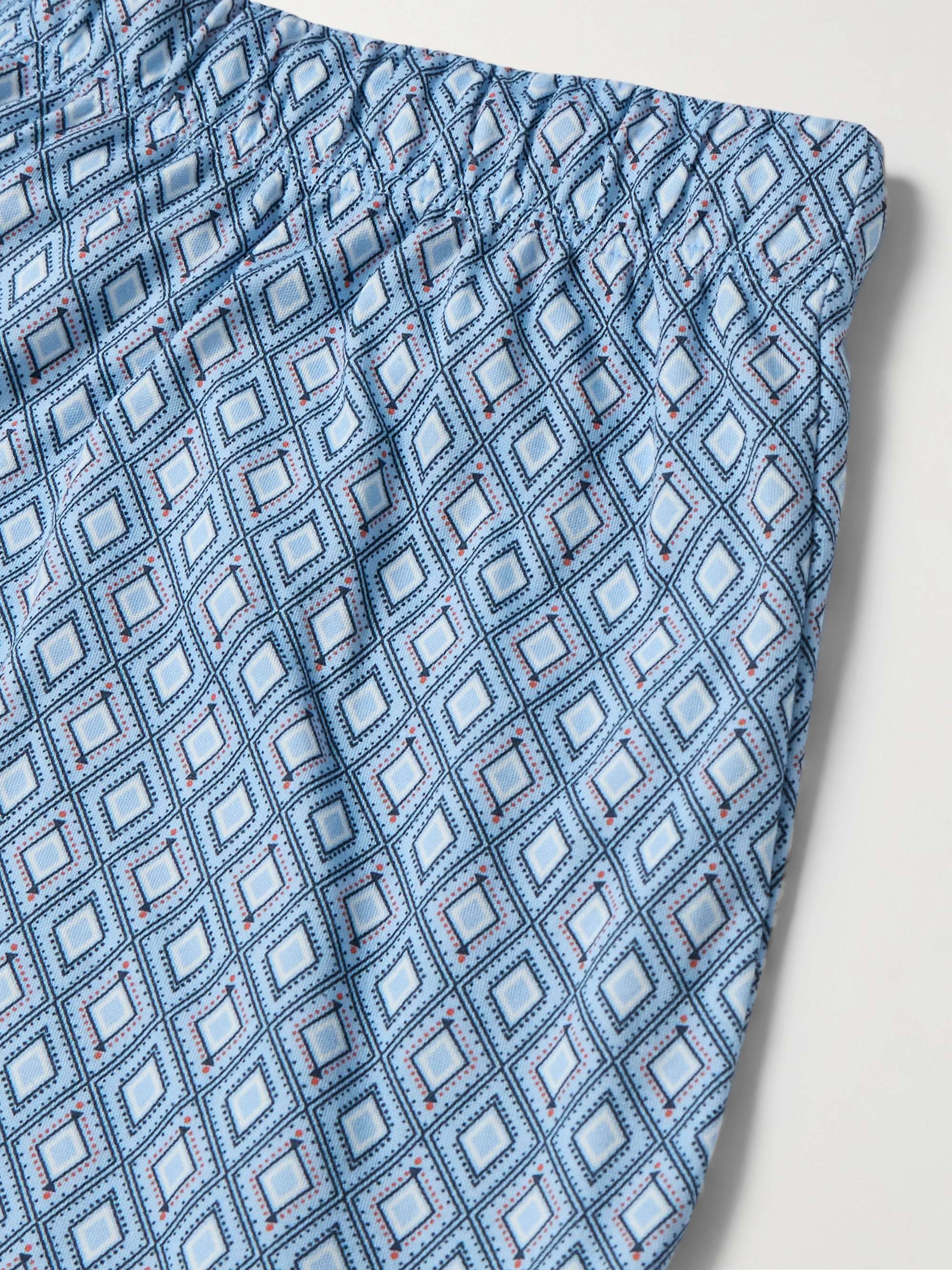 HANRO Night & Day Printed Cotton-Jersey Pyjama Trousers for Men | MR PORTER