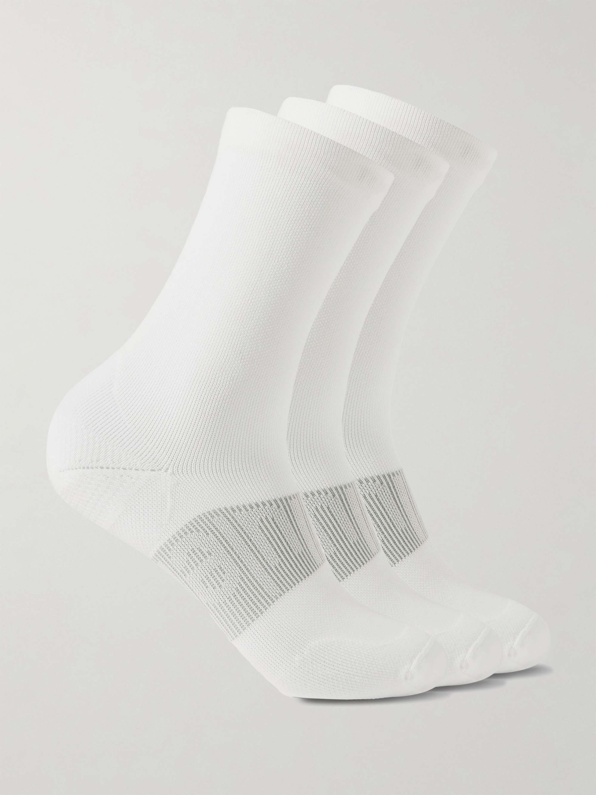 LULULEMON Three-Pack Power Stride PerformaHeel™ Socks for Men | MR PORTER
