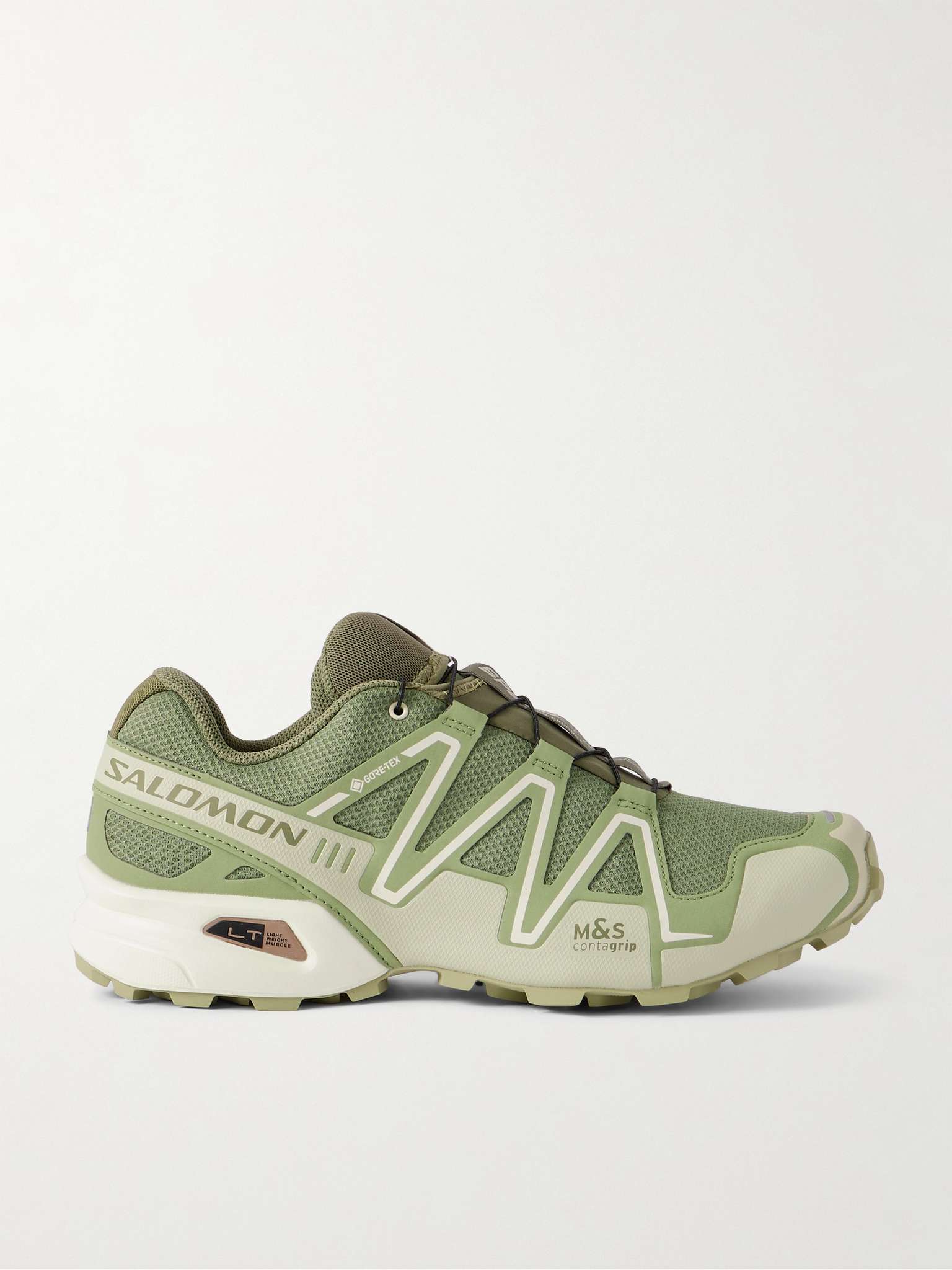 SALOMON Speedcross 3 GTX Rubber-Trimmed GORE-TEX Mesh Sneakers for Men ...