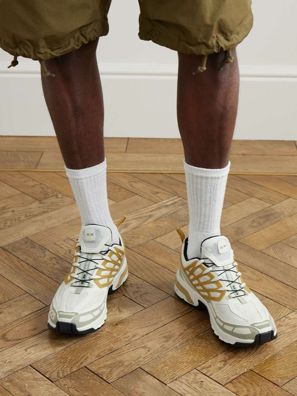 SALOMON ACS Pro GTX Rubber-Trimmed GORE-TEX Mesh Sneakers for Men | MR ...