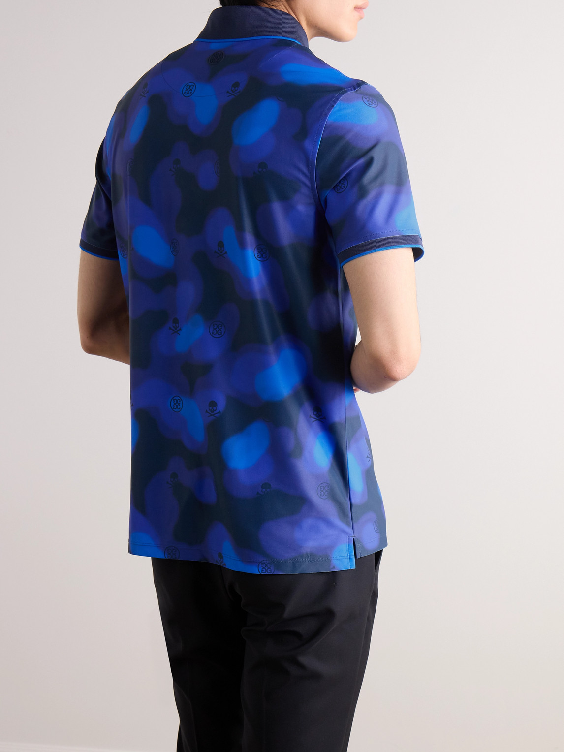 G/FORE - Printed Tech-Jersey Golf Polo Shirt - Curated Menswear