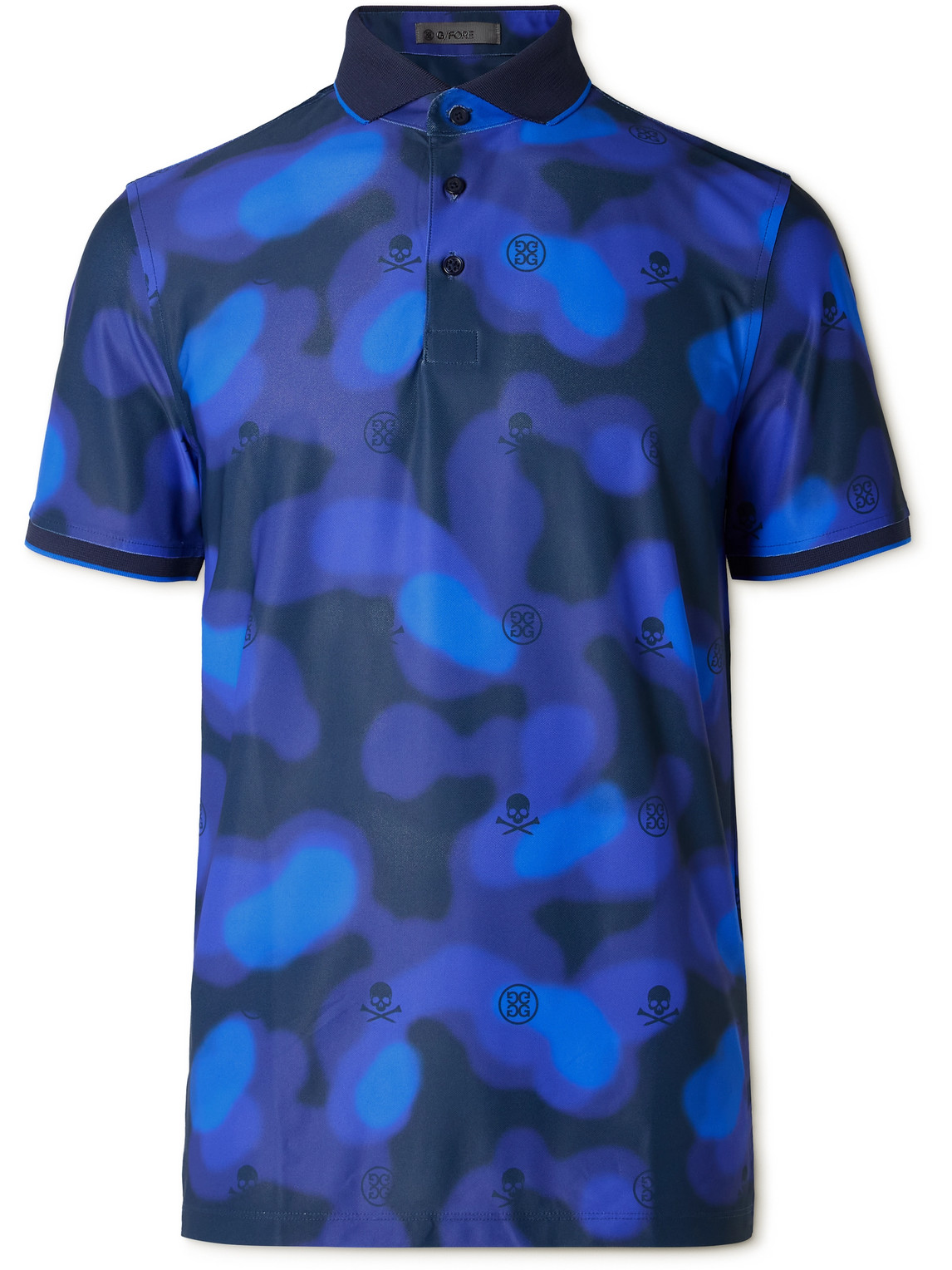 G/FORE - Printed Tech-Jersey Golf Polo Shirt - Curated Menswear