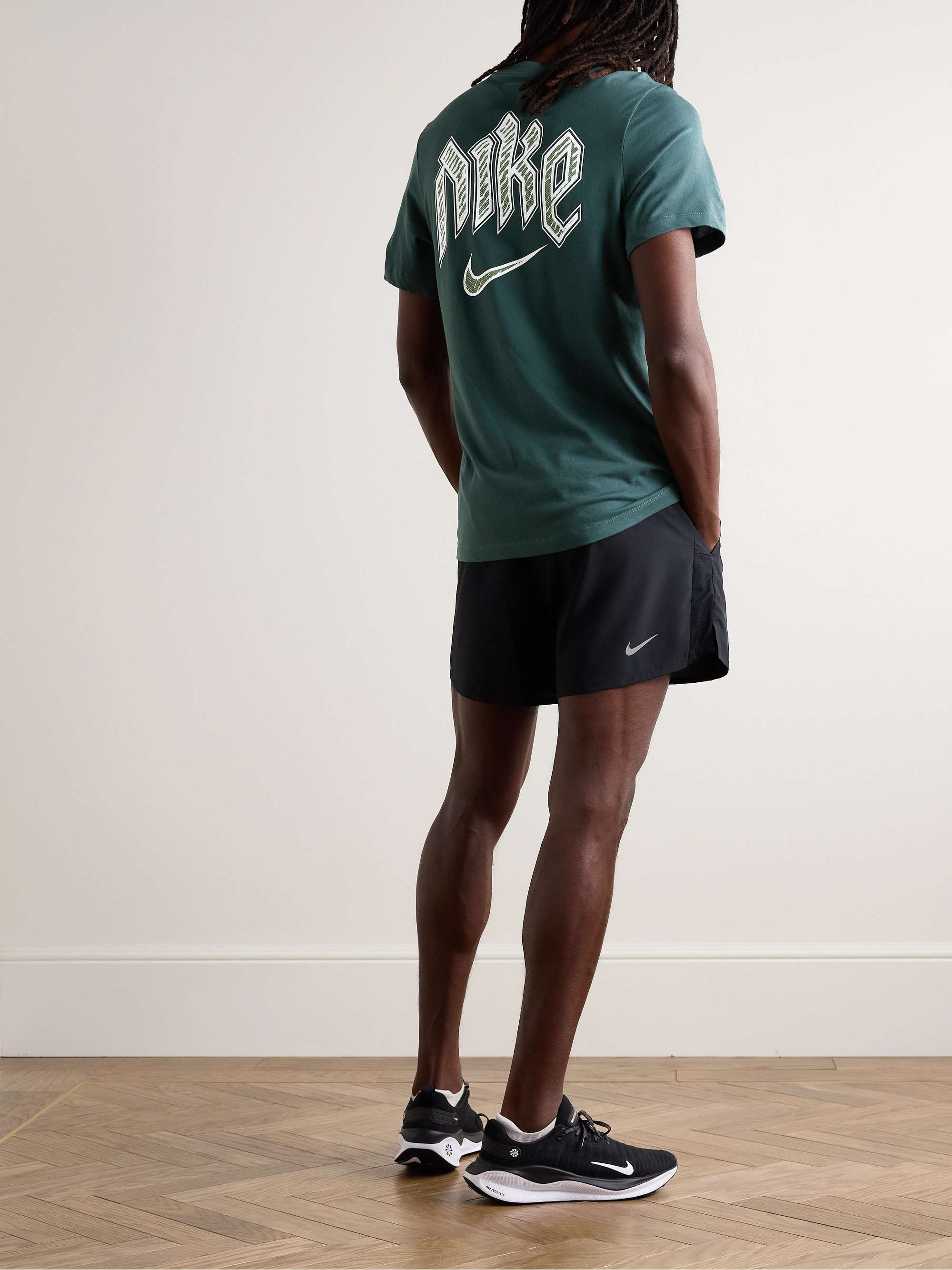 NIKE RUNNING Run Division Logo-Print Dri-FIT T-Shirt for Men | MR PORTER