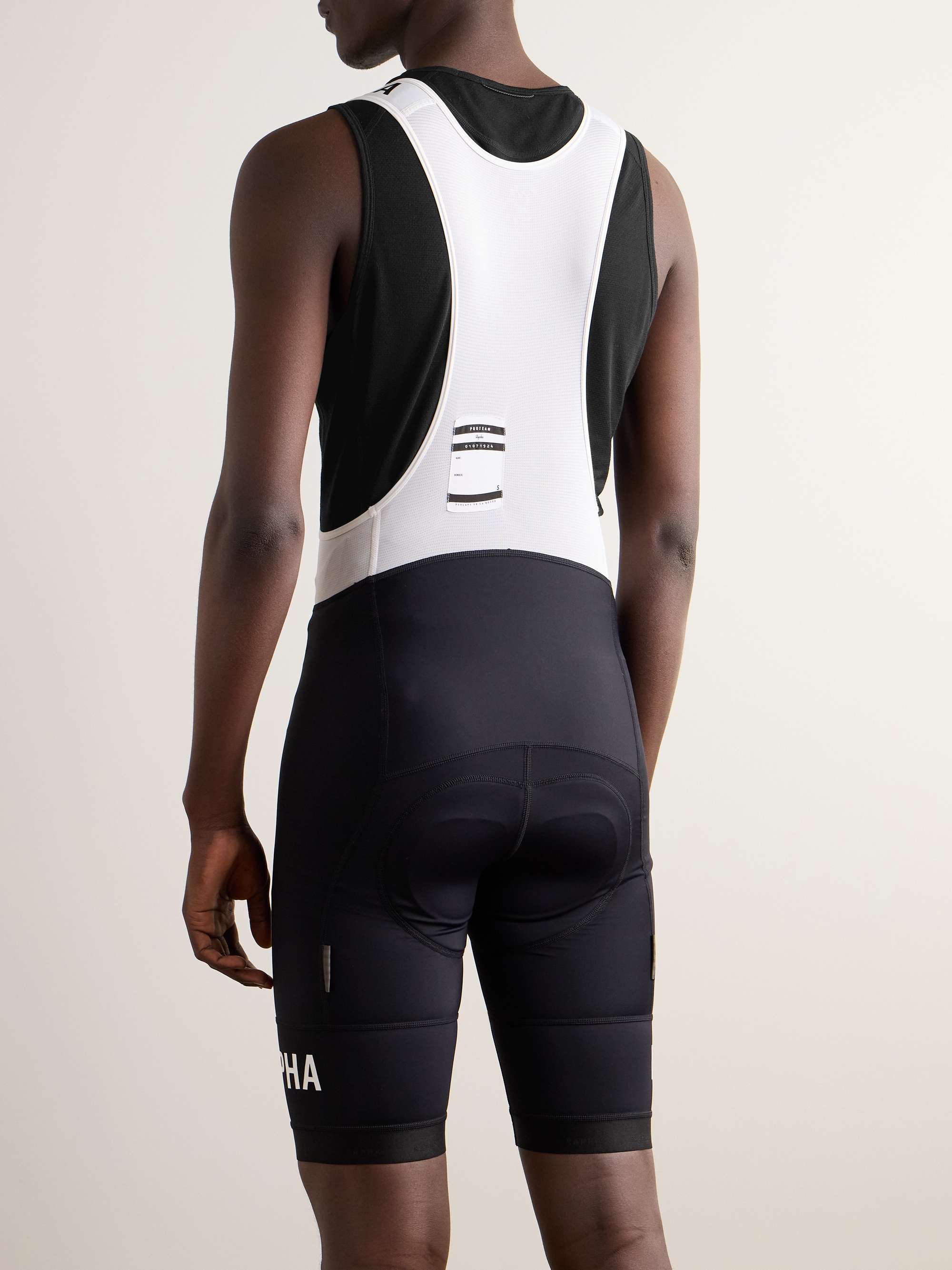Black Logo-Appliquéd Wool-Blend Mesh Cycling Tank Top | RAPHA | MR PORTER