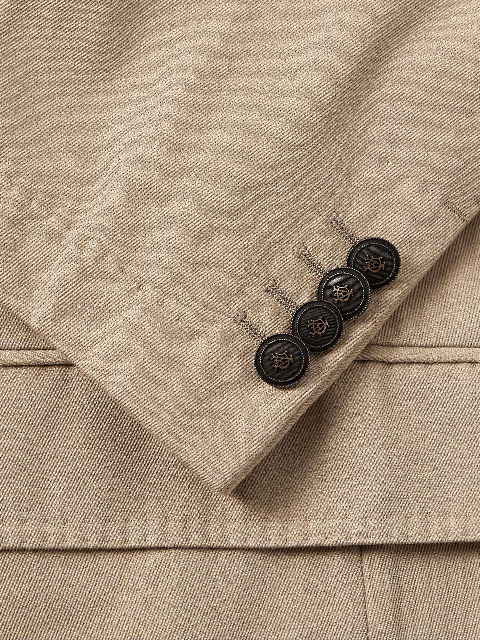 DUNHILL Cavendish Double-Breasted Cotton and Cashmere-Blend Twill Suit ...