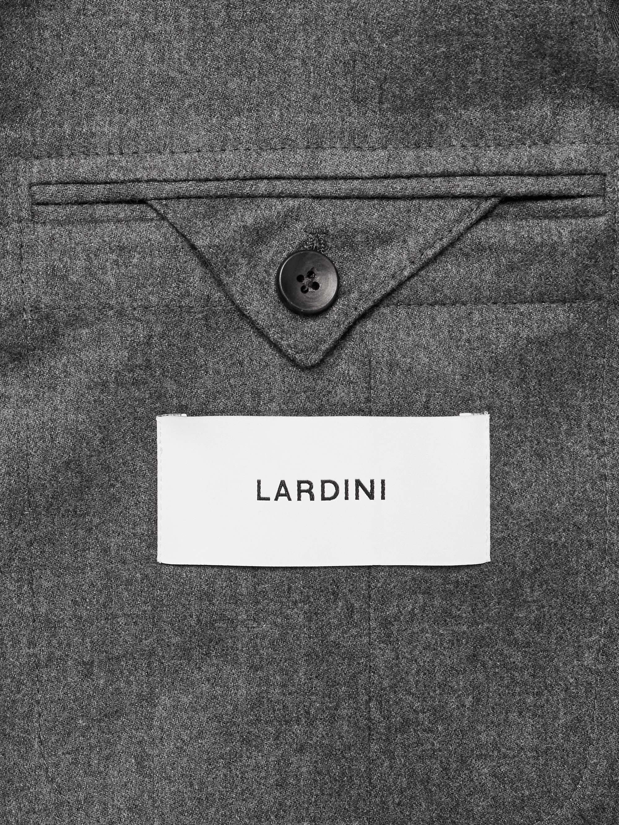 LARDINI Stretch Wool and Cashmere-Blend Flannel Suit Jacket for Men ...