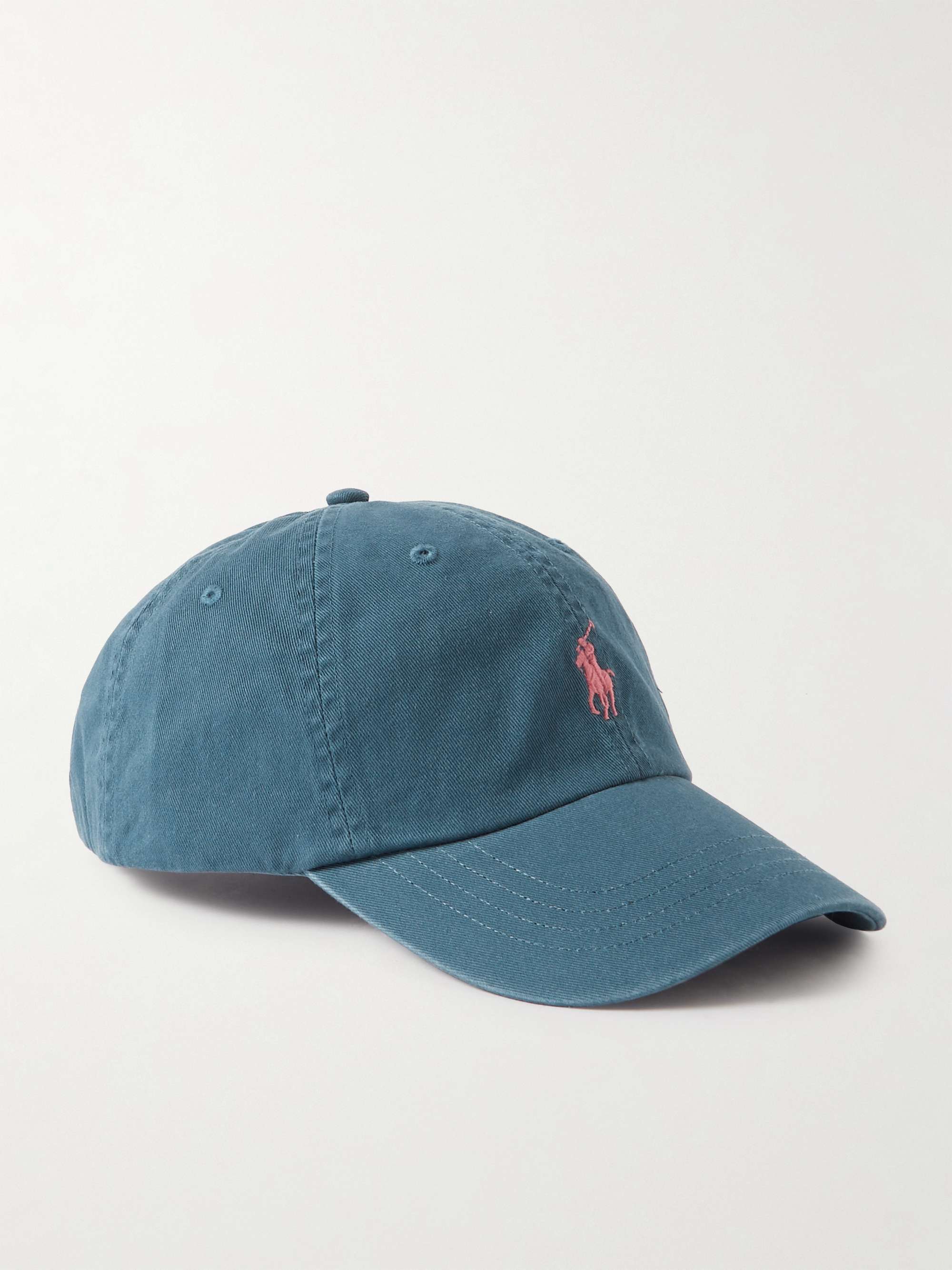 POLO RALPH LAUREN Logo-Embroidered Cotton-Twill Baseball Cap for Men ...