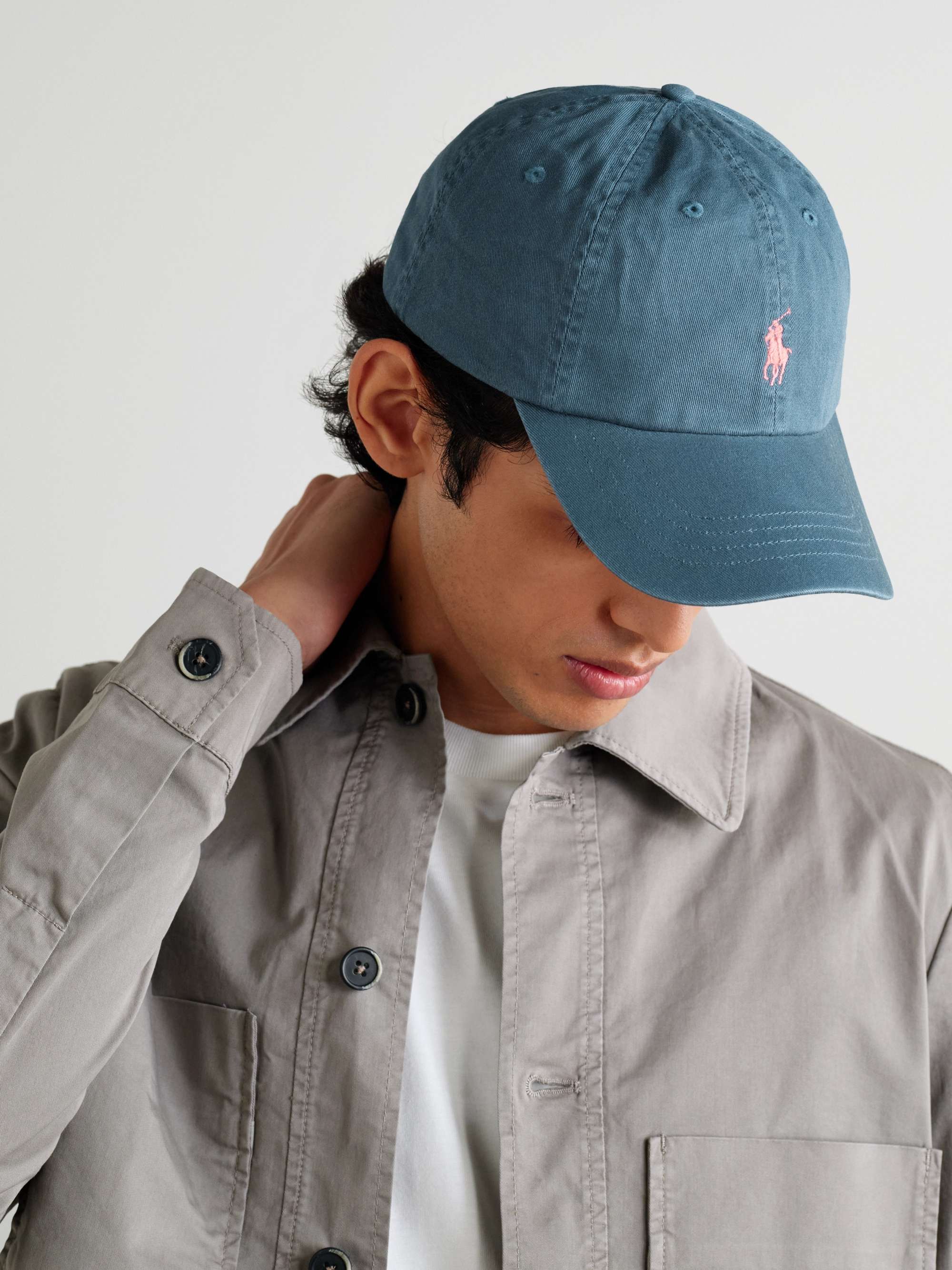POLO RALPH LAUREN Logo-Embroidered Cotton-Twill Baseball Cap for Men ...