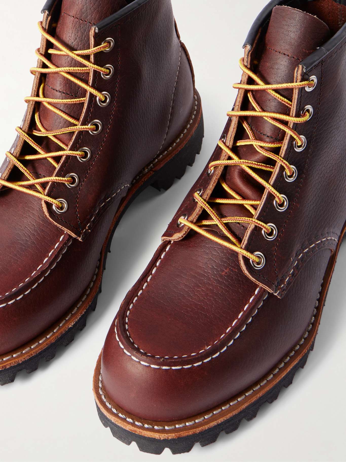 RED WING SHOES 8146 Roughneck Full-Grain Leather Boots for Men | MR PORTER