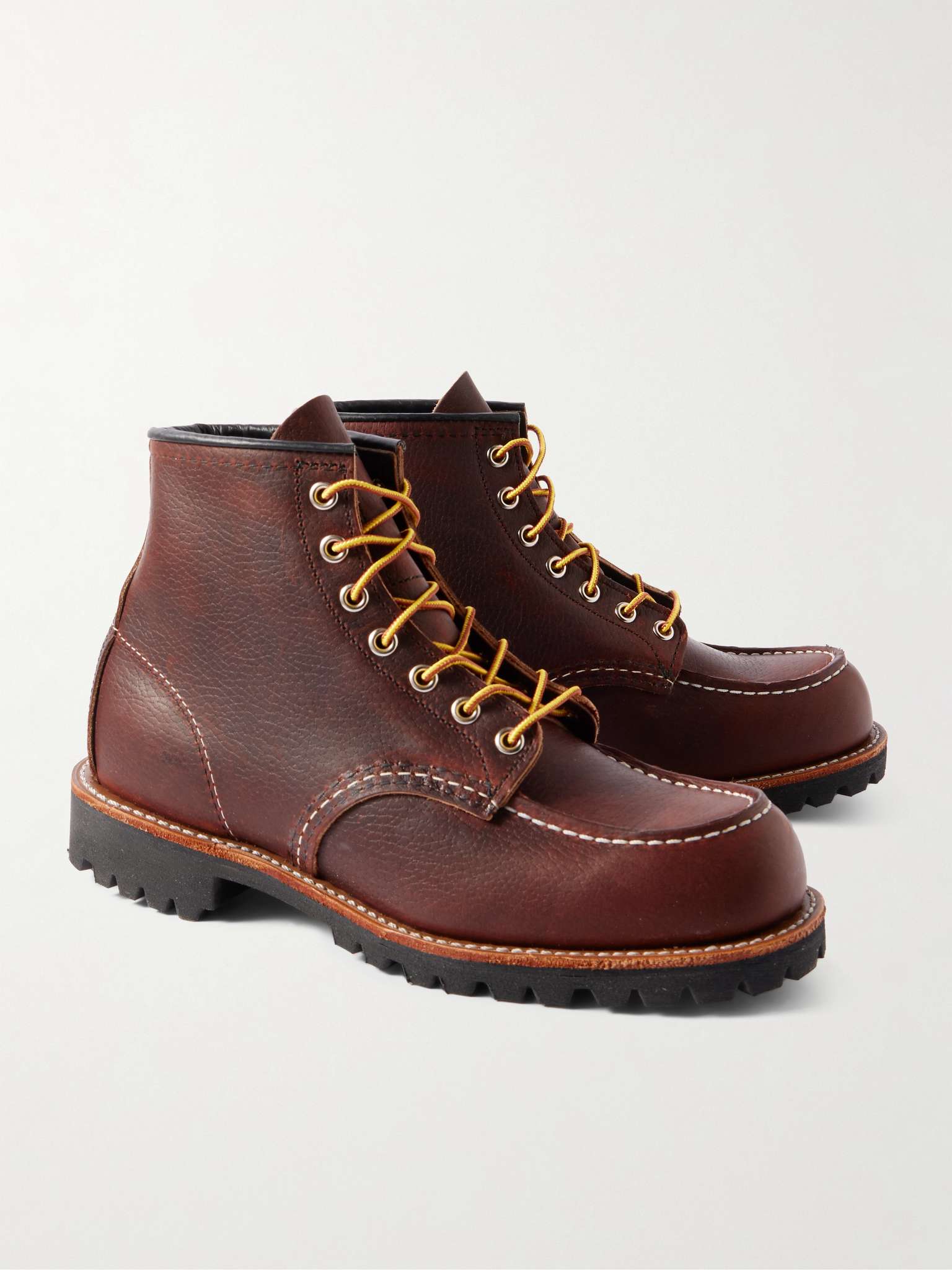 RED WING SHOES 8146 Roughneck Full-Grain Leather Boots for Men | MR PORTER