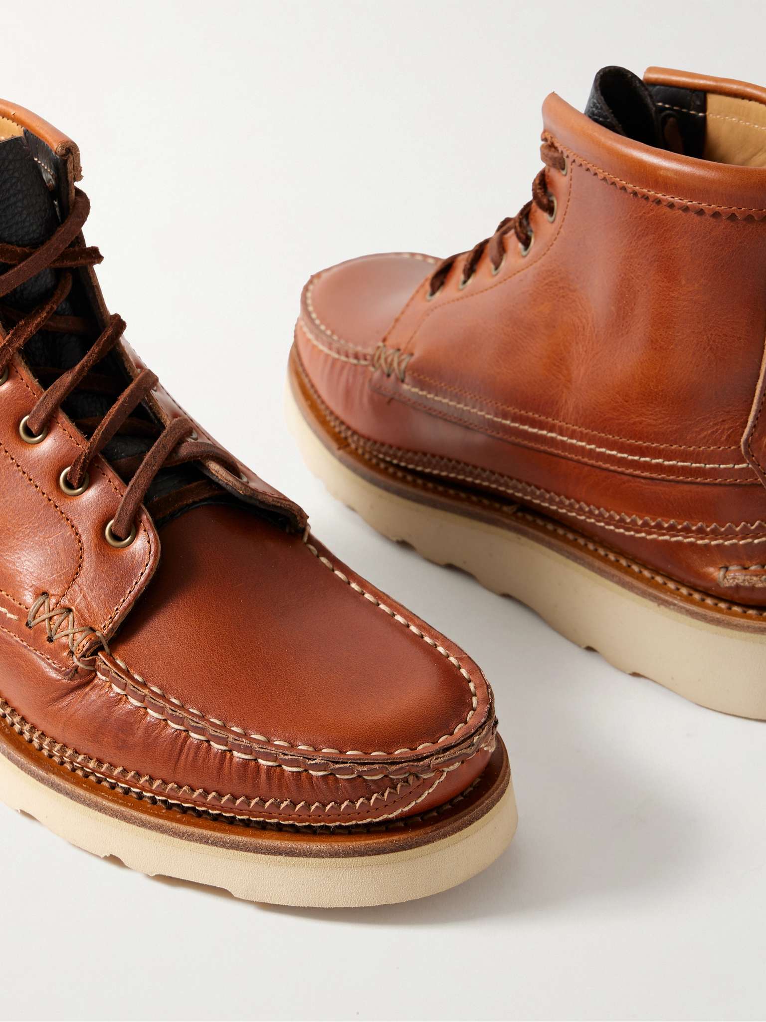 YUKETEN Maine Guide Leather Boots for Men | MR PORTER