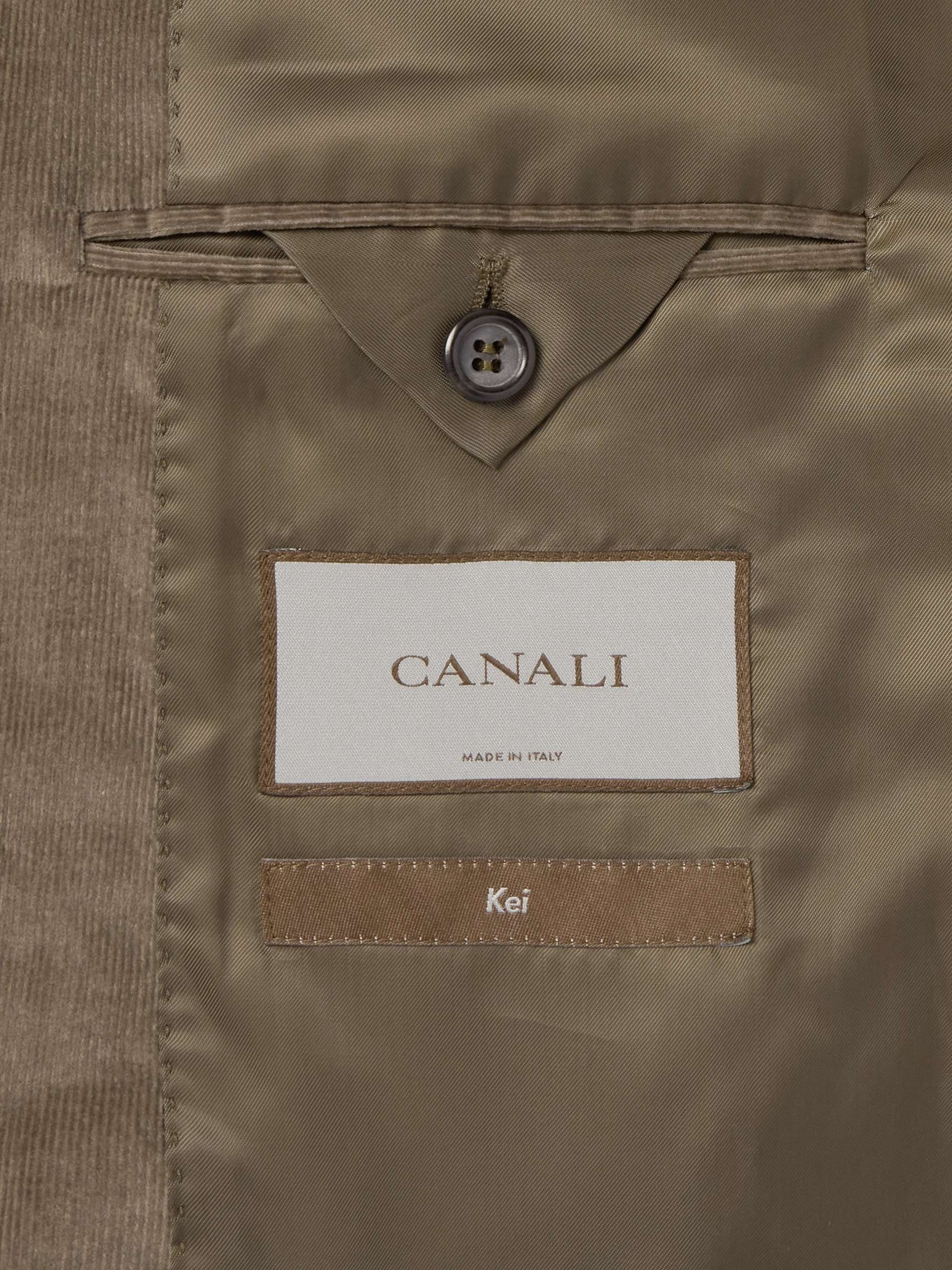 CANALI Kei Cotton-Blend Corduroy Suit Jacket for Men | MR PORTER